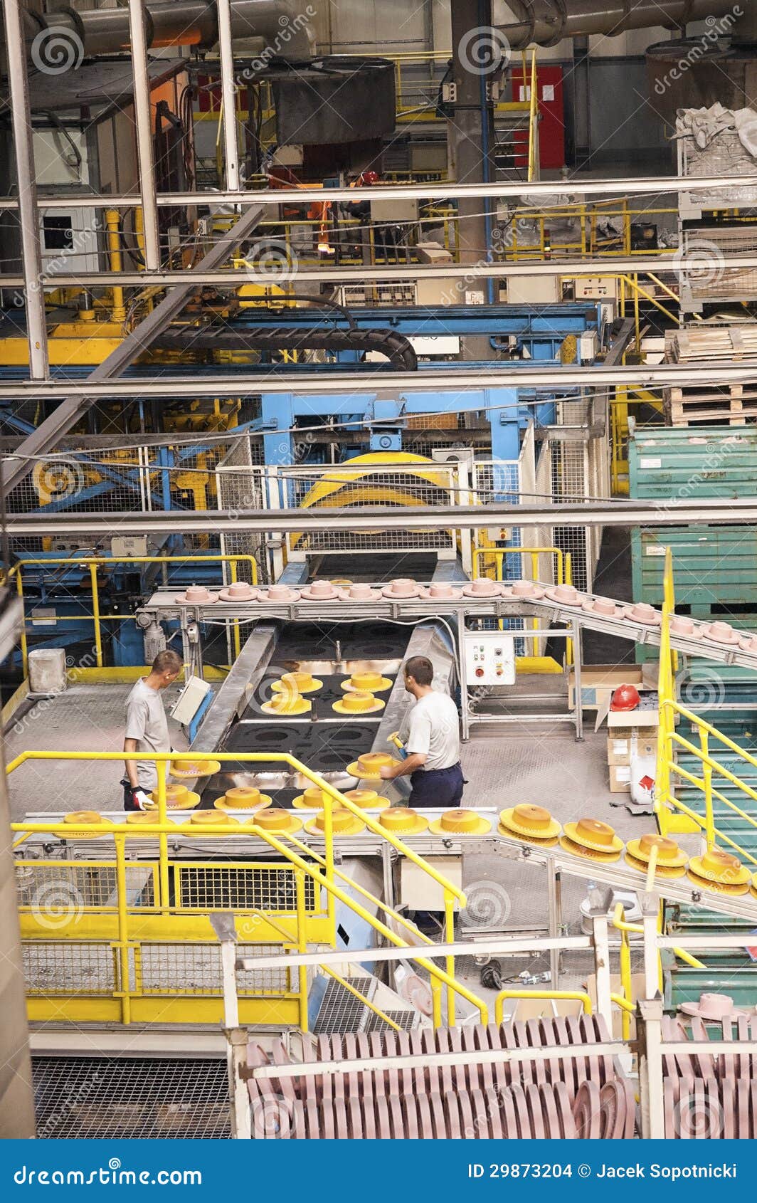 Brake discs factory editorial stock image. Image of vehicle - 29873204