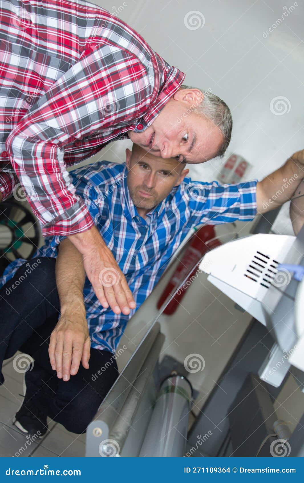 Two Workers Installing Air Conditioning Stock Photo - Image of ... Two Workers Installing Air Conditioning Stock Photo - Image of ...