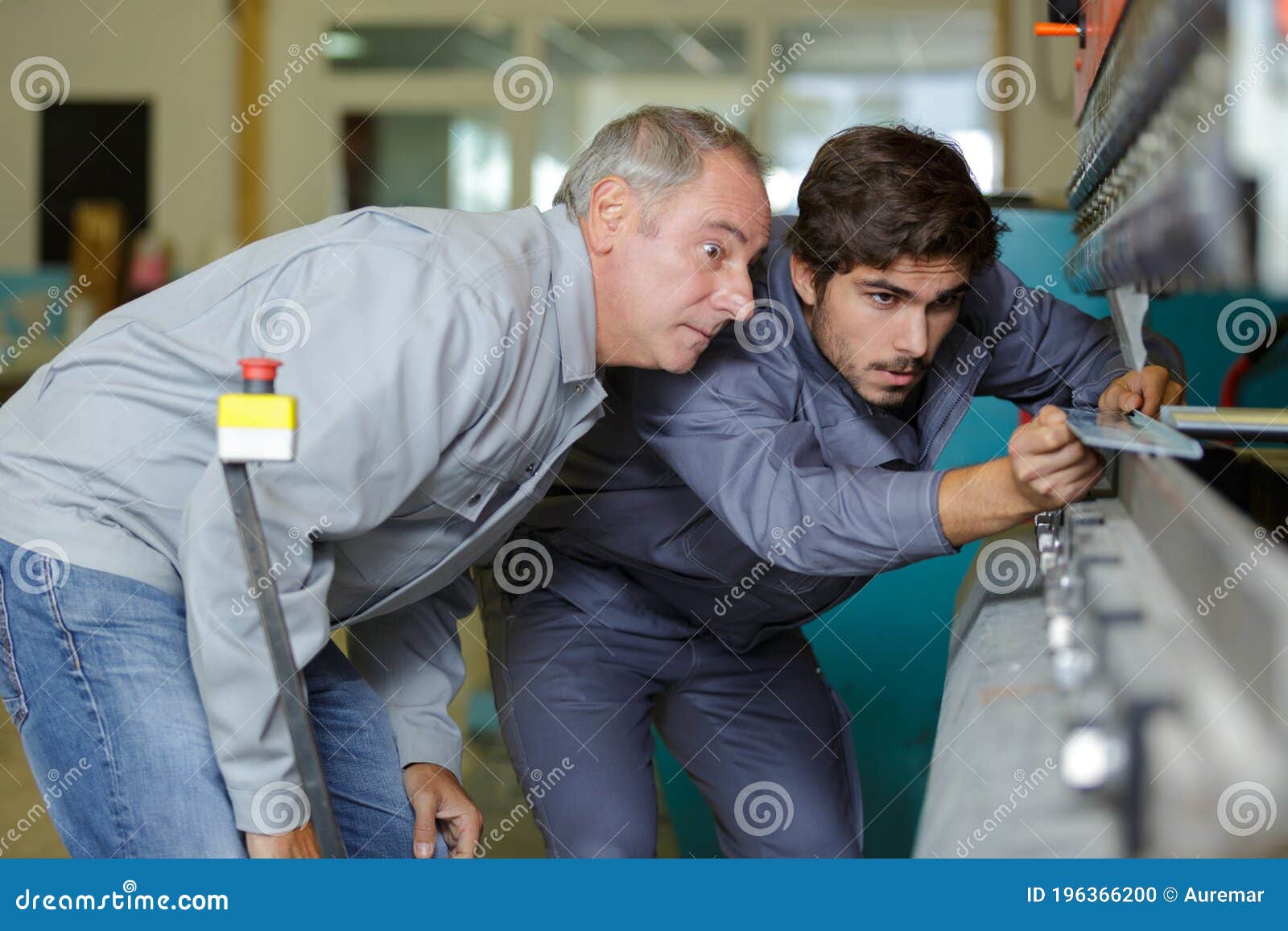Two Workers Workers Together Stock Photo - Image of delivering, export ...