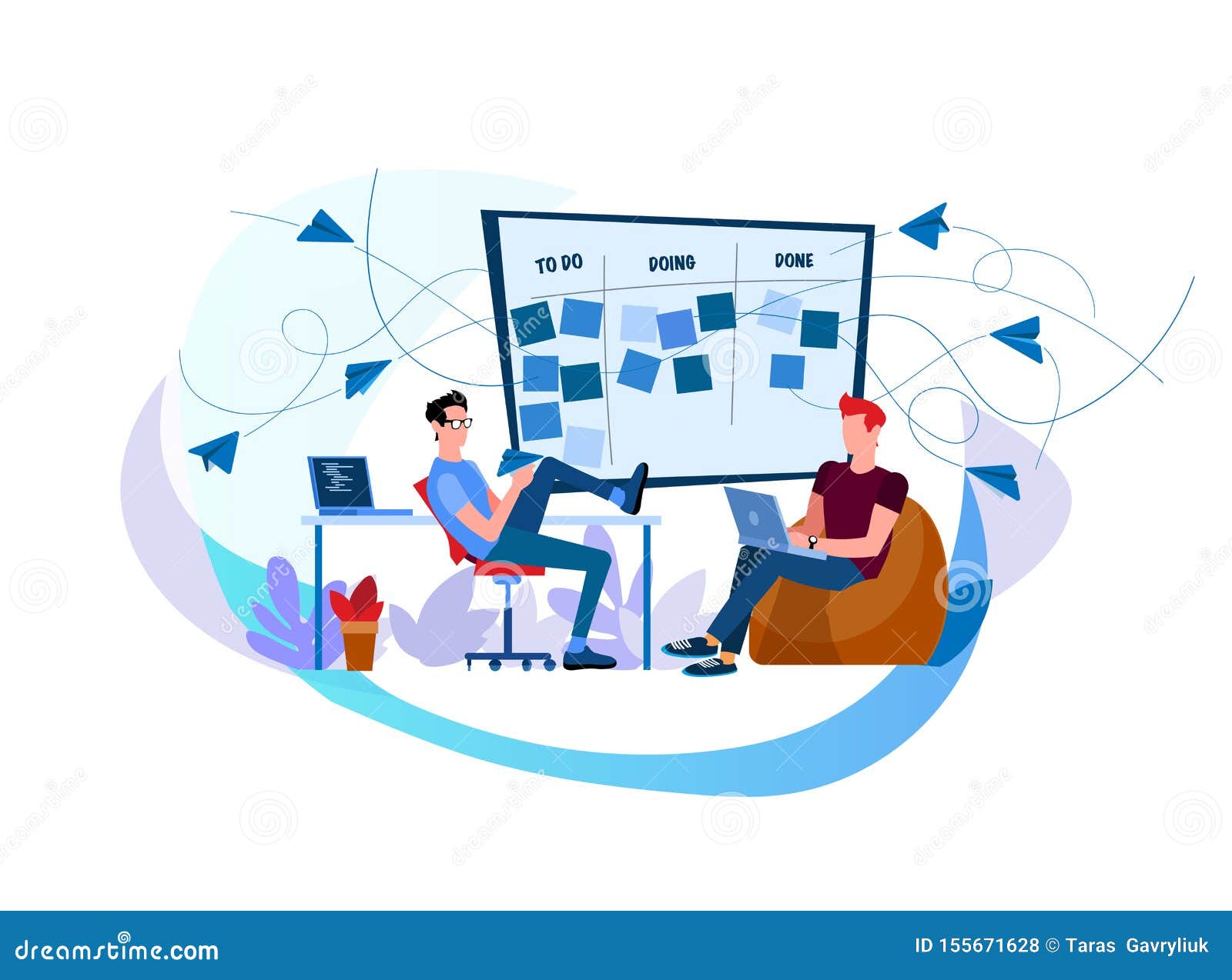 Workers Work On Roof. Construction Of Rafters And Battens. Service ...