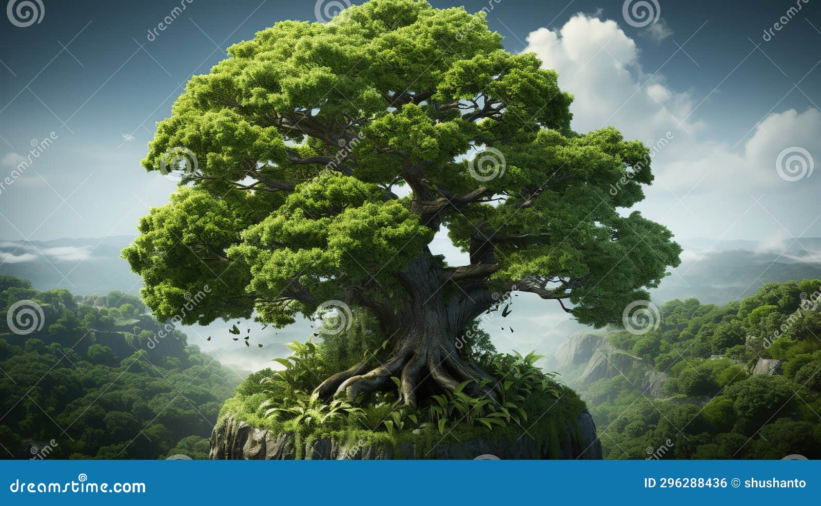 Two World from the Different Reality Stock Illustration - Illustration ...