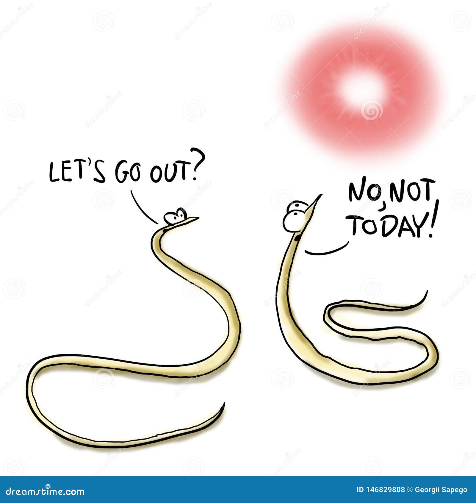 Worms Intestinal Parasites Icon. Helminths Black Symbol. Cartoon Vector ...