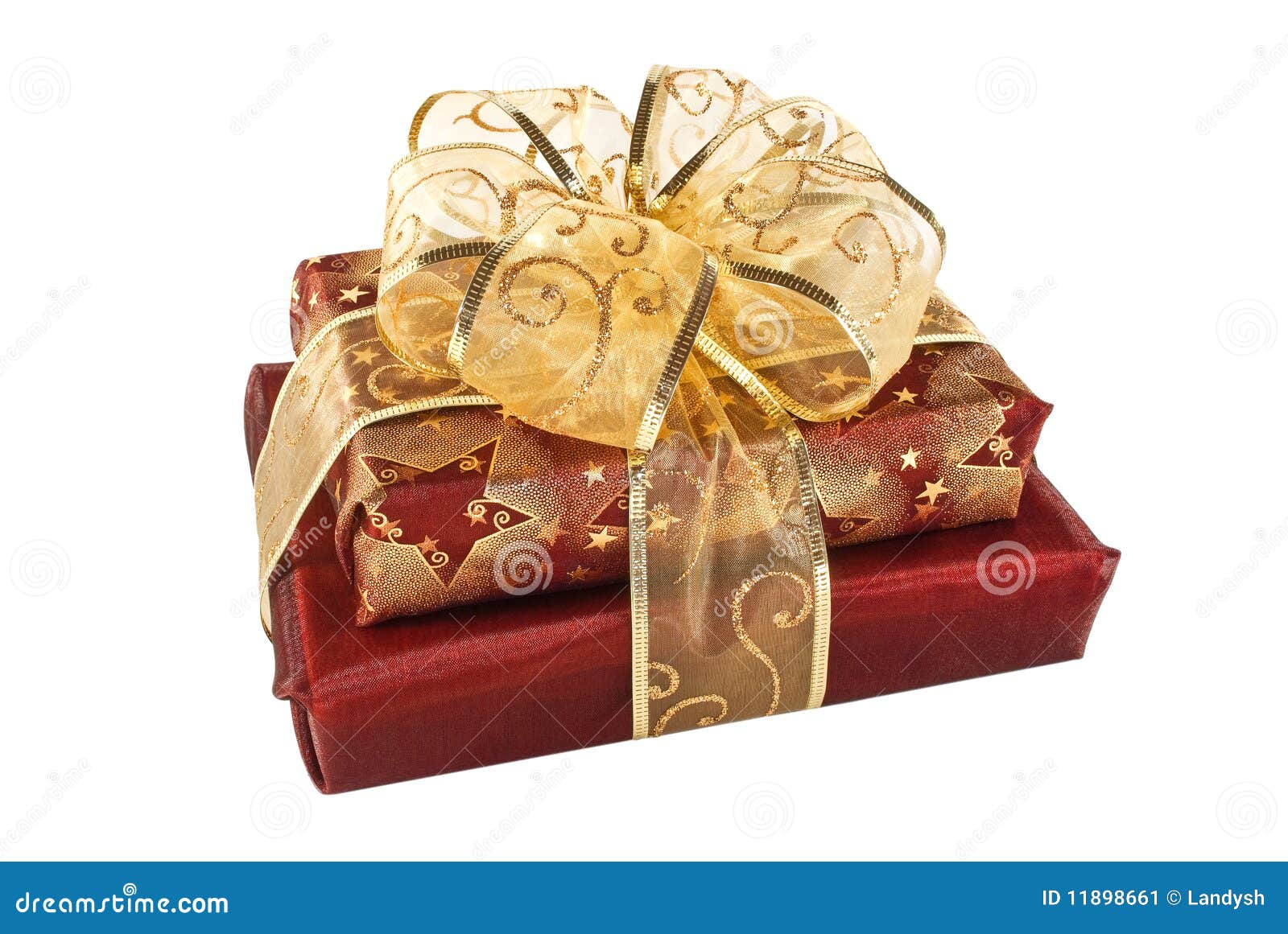 Two wrapped red gift boxes stock image. Image of christmas - 11898661