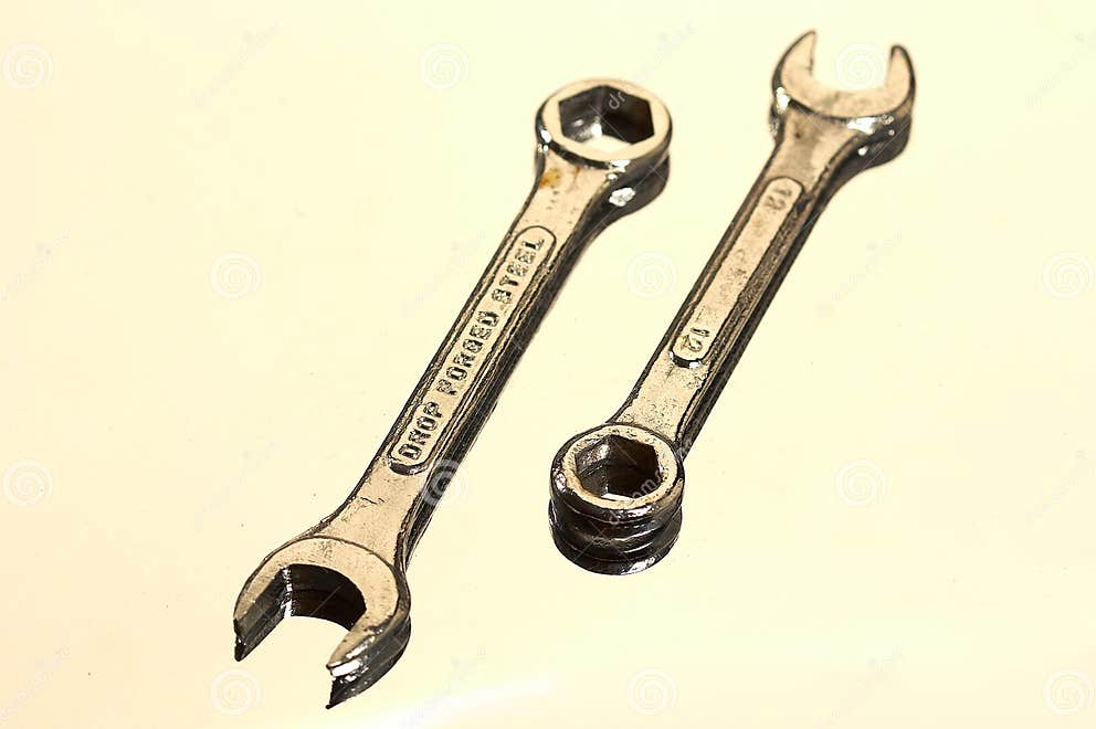 Two wrench stock image. Image of industrial, achieve, iron - 1268485