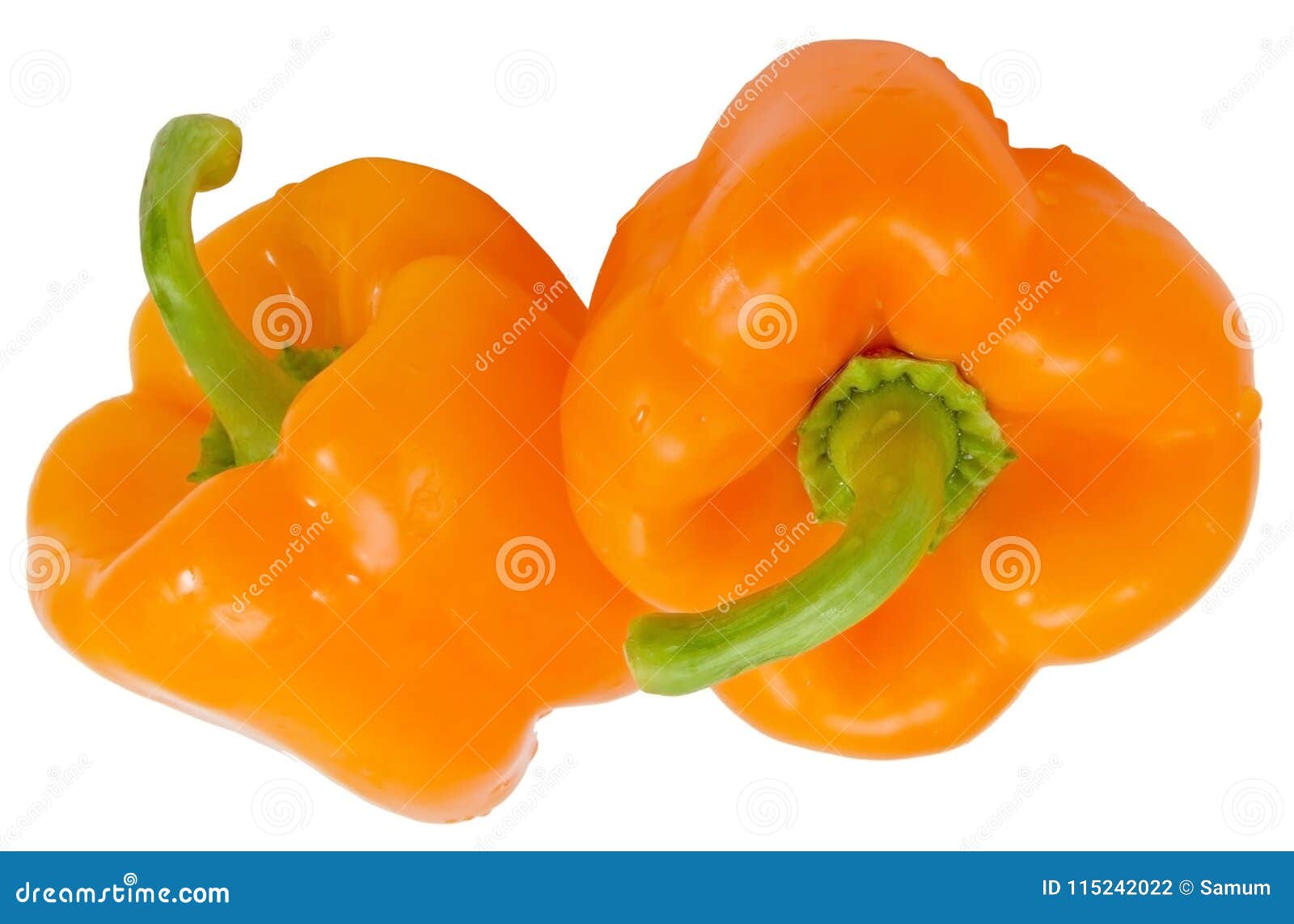 Two yellow peppe stock photo. Image of appetite, green - 115242022