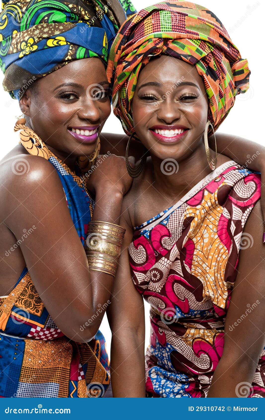 Two Young African Fashion Models. Stock Photo - Image of lips, culture ...