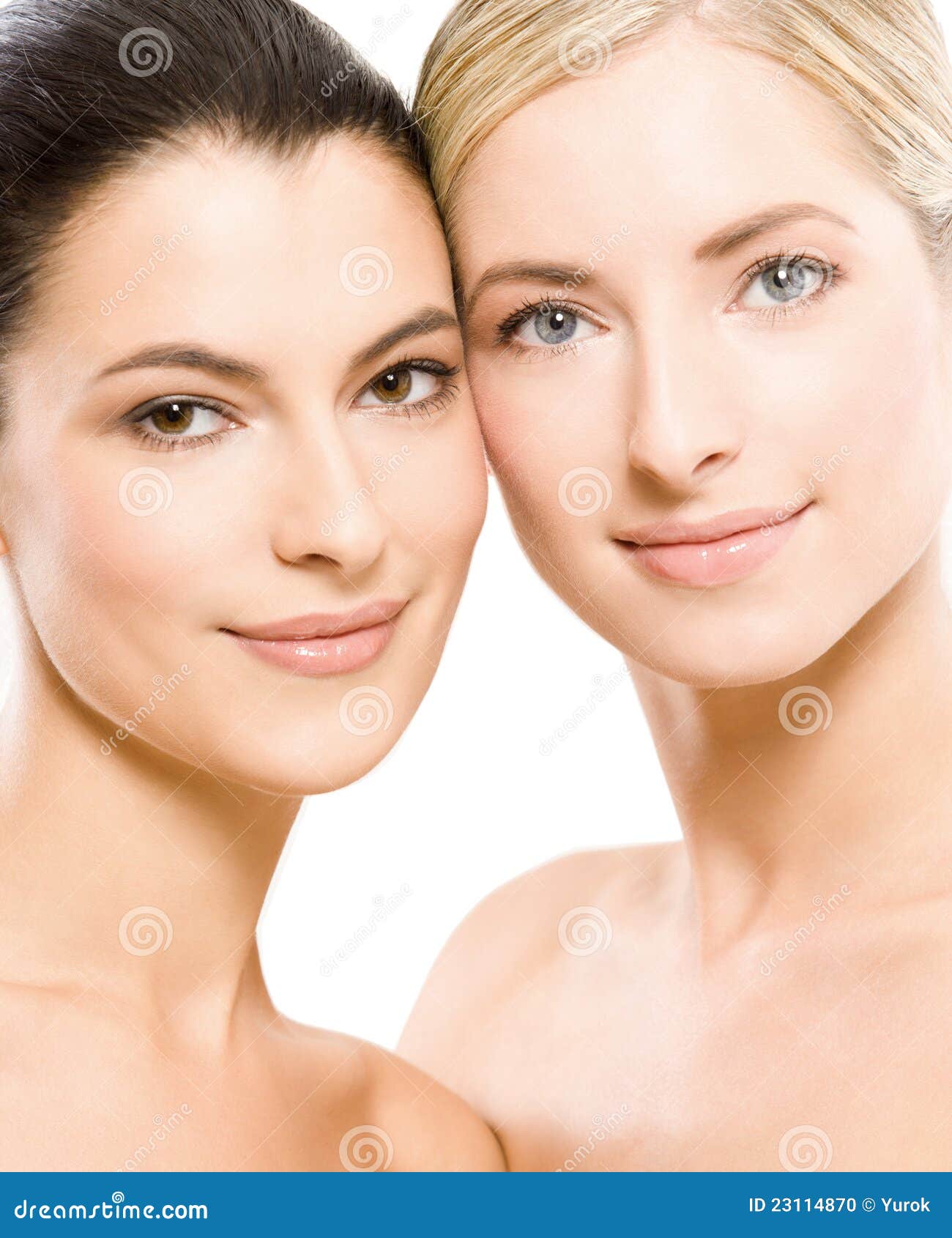 Two young beautiful women stock photo. Image of friends - 23114870
