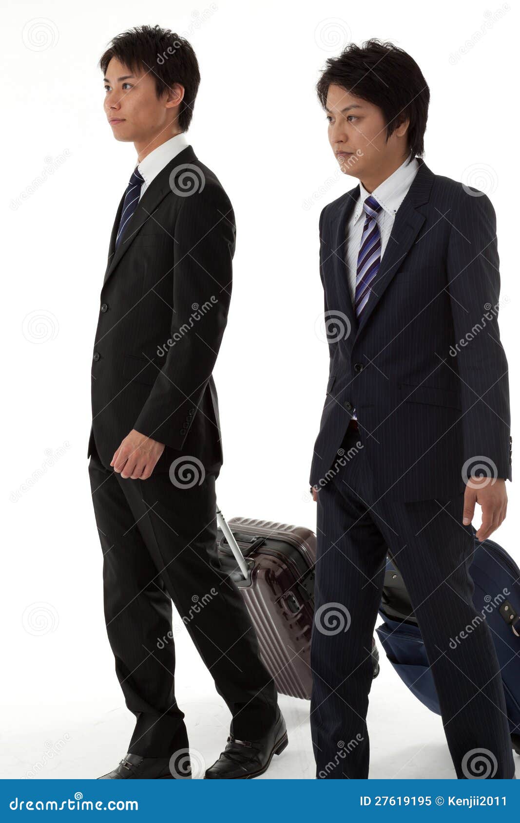 Two Young Businessmen on a Business Trip Stock Image - Image of ...