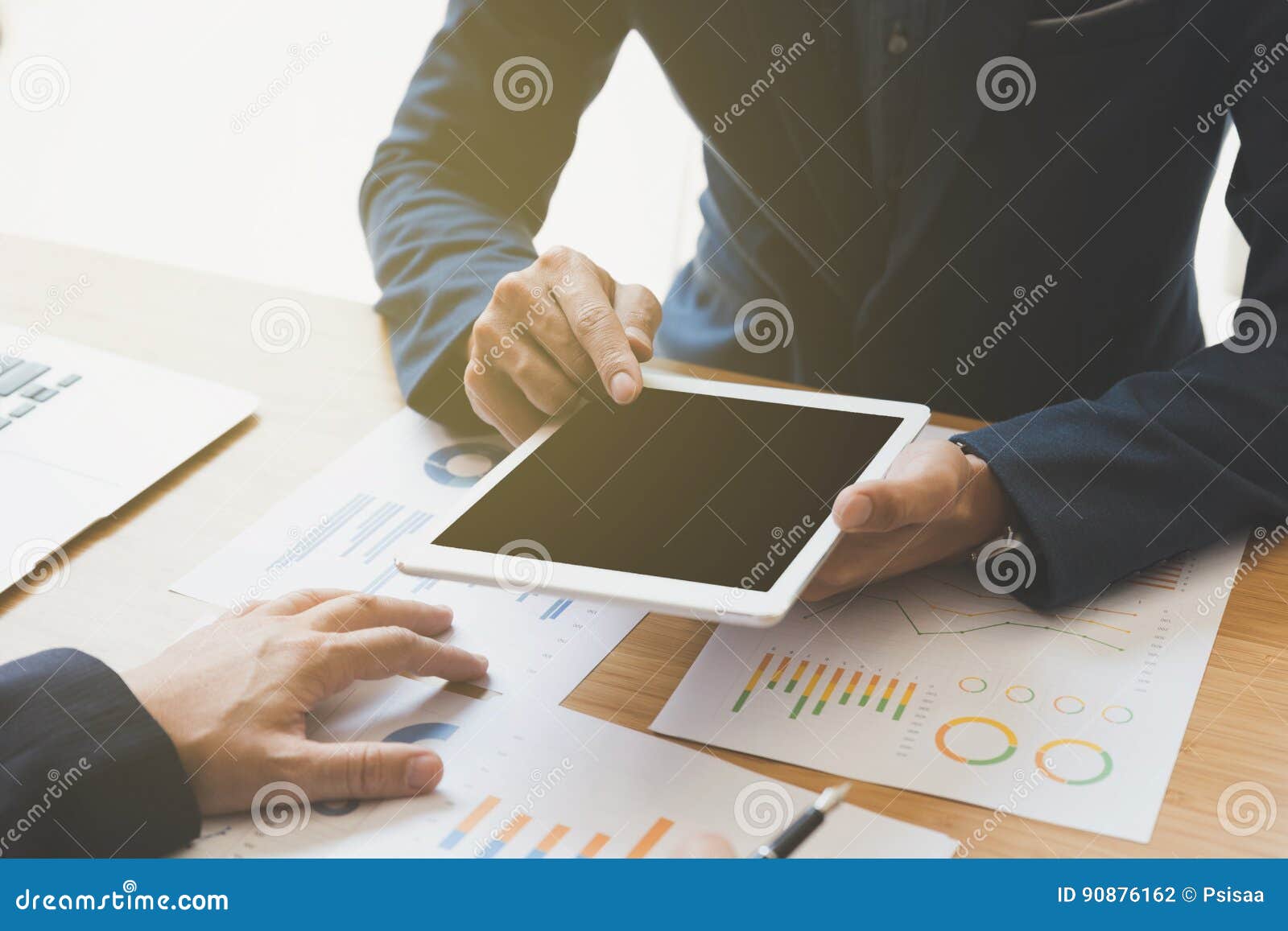 Touchpad With Chart Royalty-Free Stock Photography | CartoonDealer.com ...