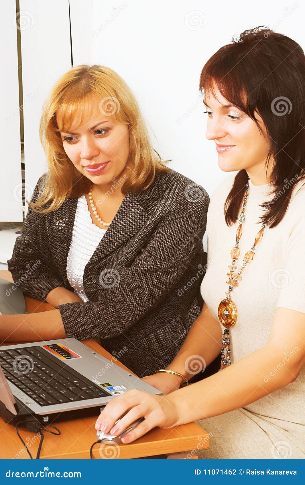 Two young businesswomen stock photo. Image of girl, businesswoman ...