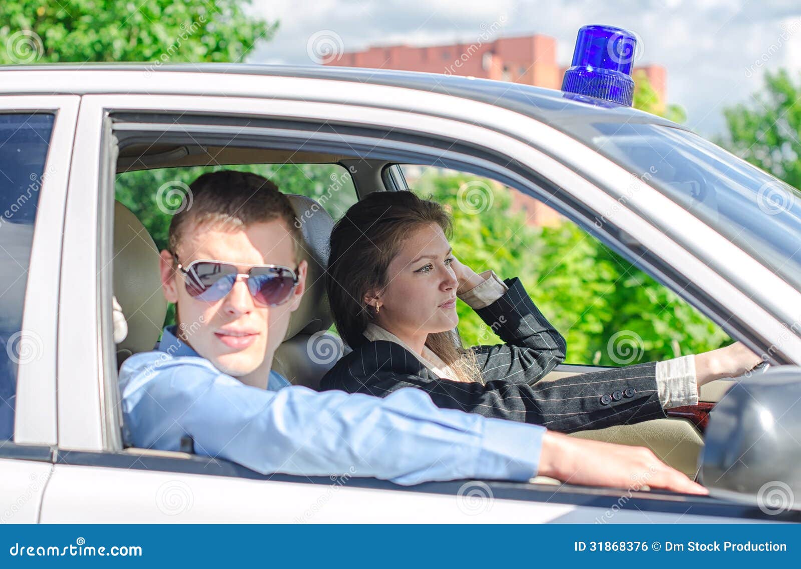 Two young detectives stock photo. Image of agent, partner - 31868376