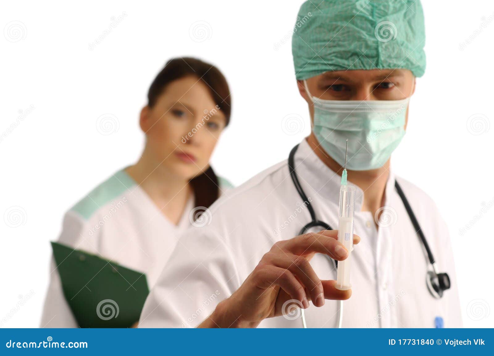 Two young doctors stock photo. Image of human, beat, heartbeat - 17731840