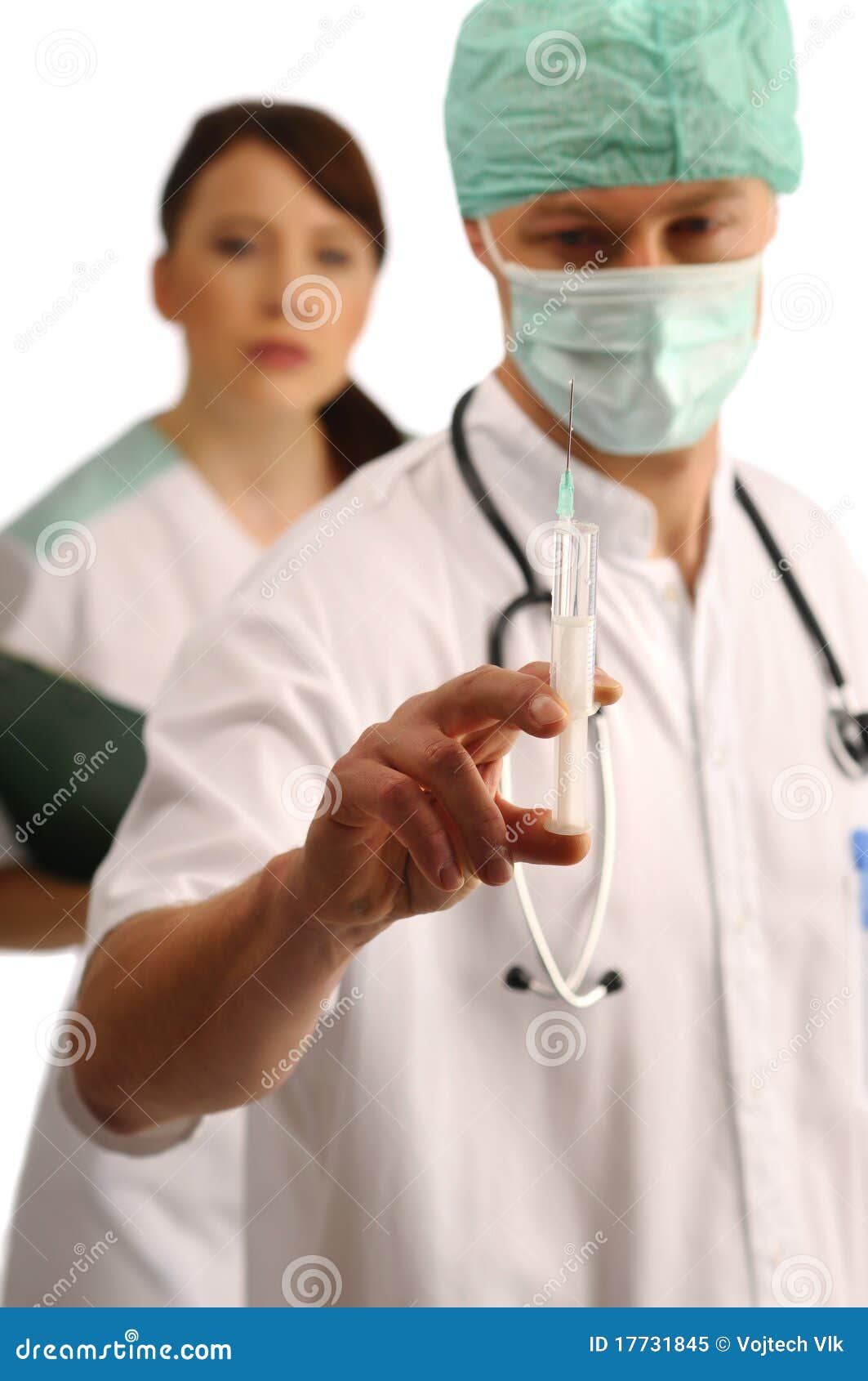 Two young doctors stock image. Image of hospital, care - 17731845
