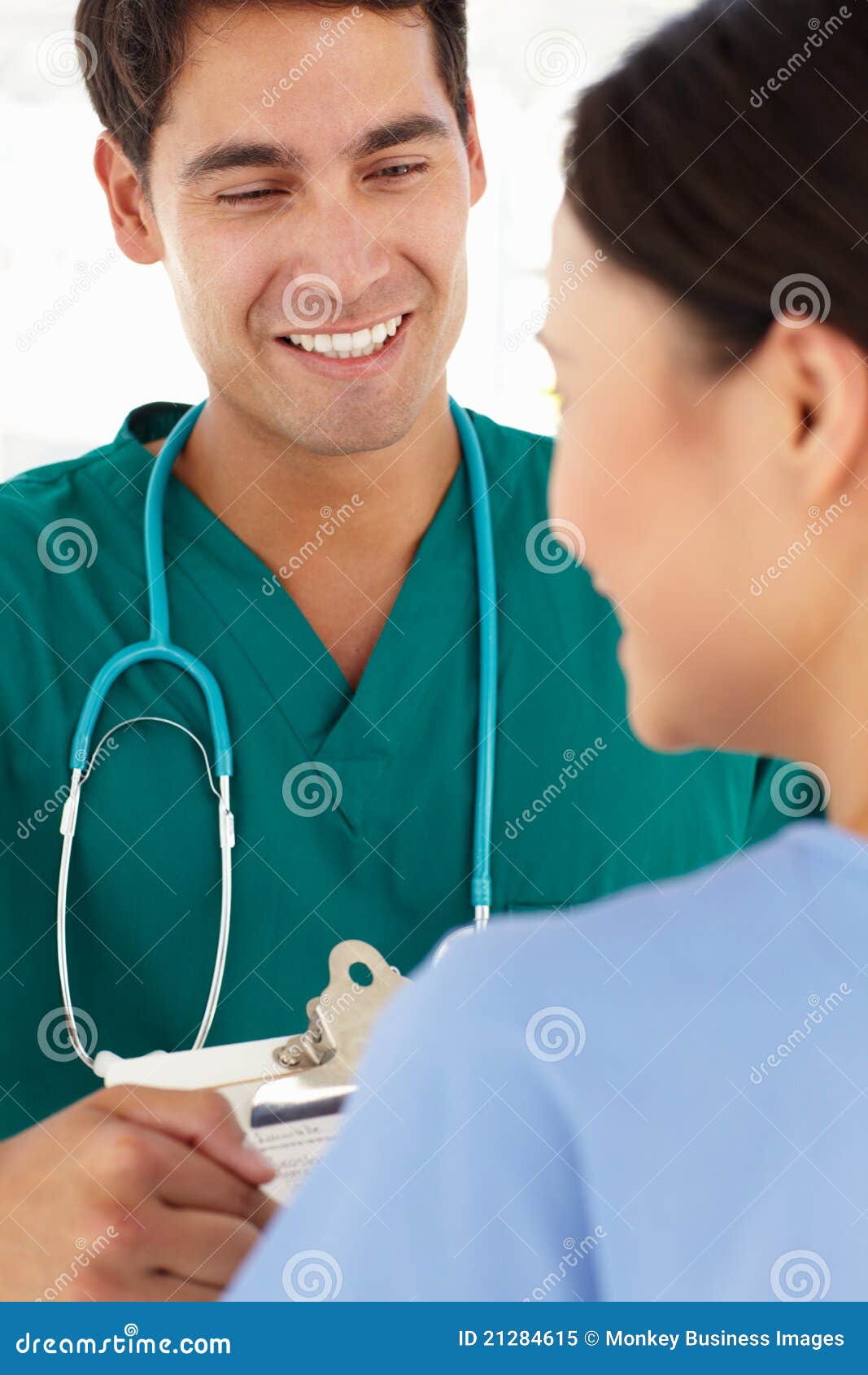Two young doctors stock image. Image of confident, students - 21284615