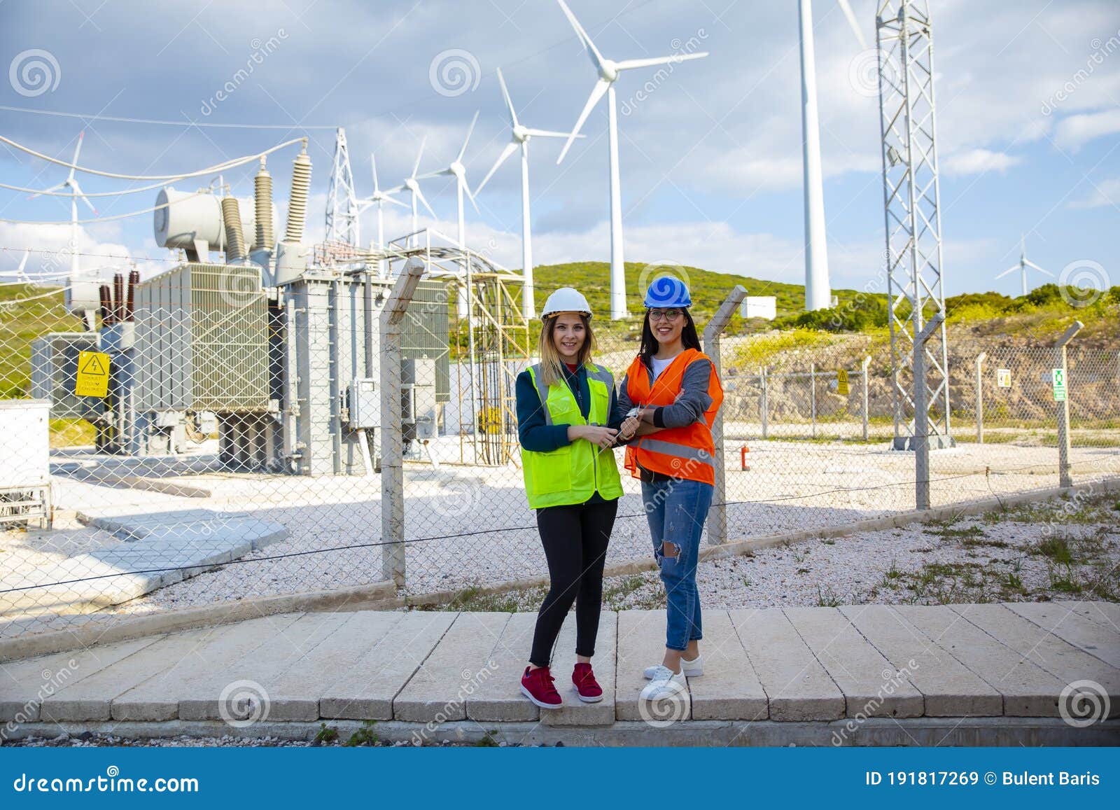 Professional Industrial Engineer Women Operating in Electricity ...