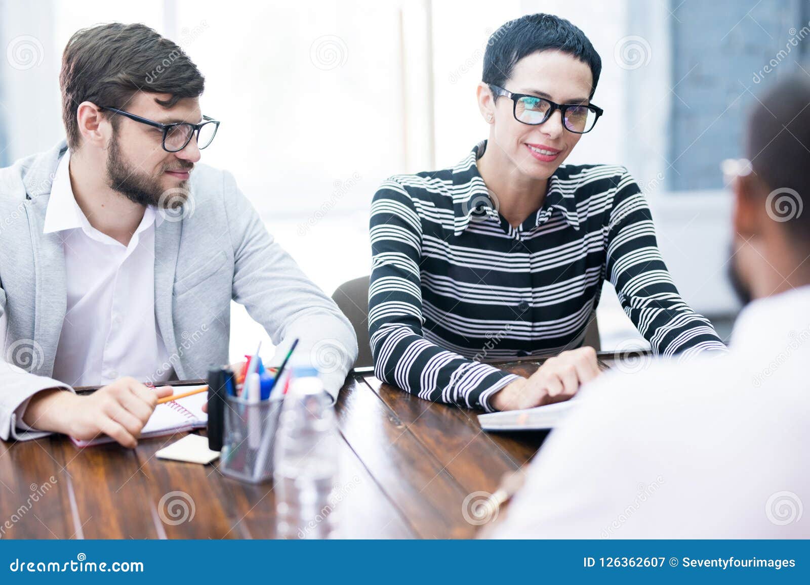 Business Interview at Office Stock Image - Image of women, meeting ...
