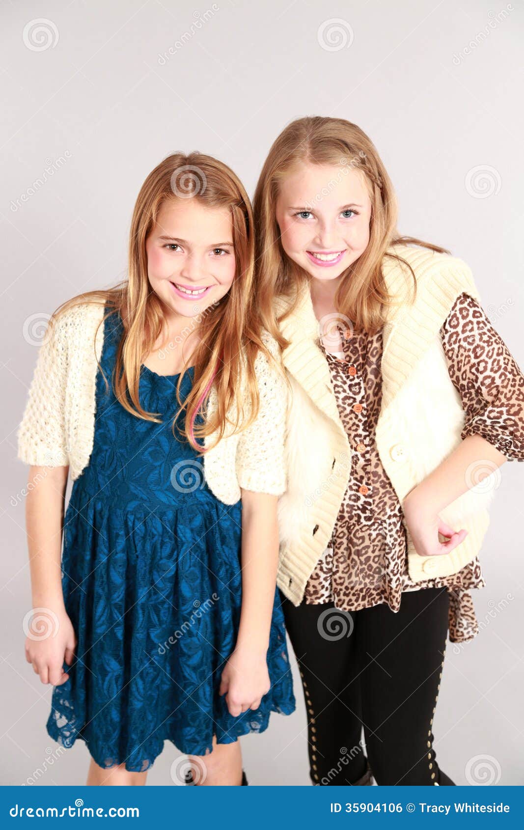 Two young girls stock photo. Image of expression, people - 35904106