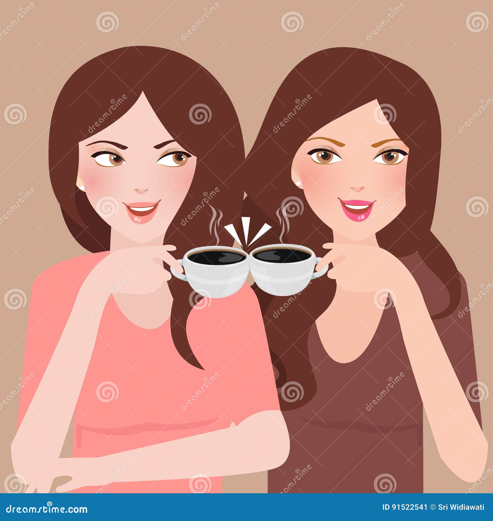 Two Person Talking Coffee Shop Stock Illustrations – 81 Two Person ...