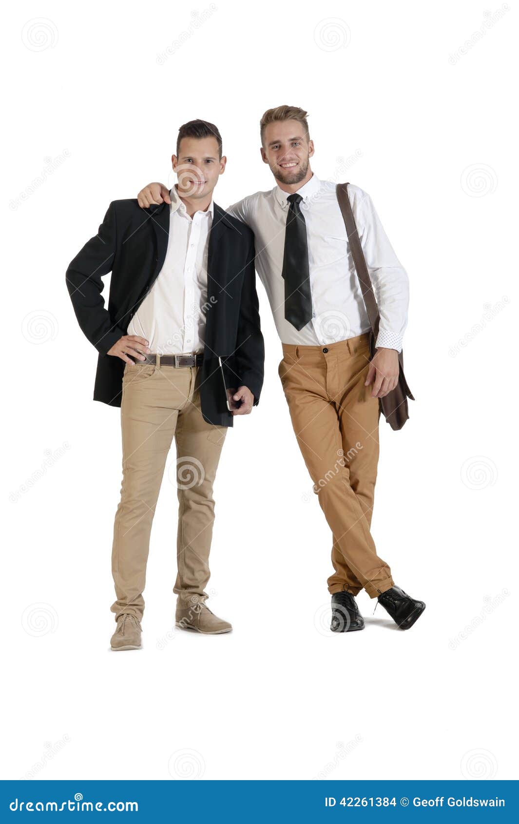 Businessmen Standing Face To Face In Elevator Stock Photography ...