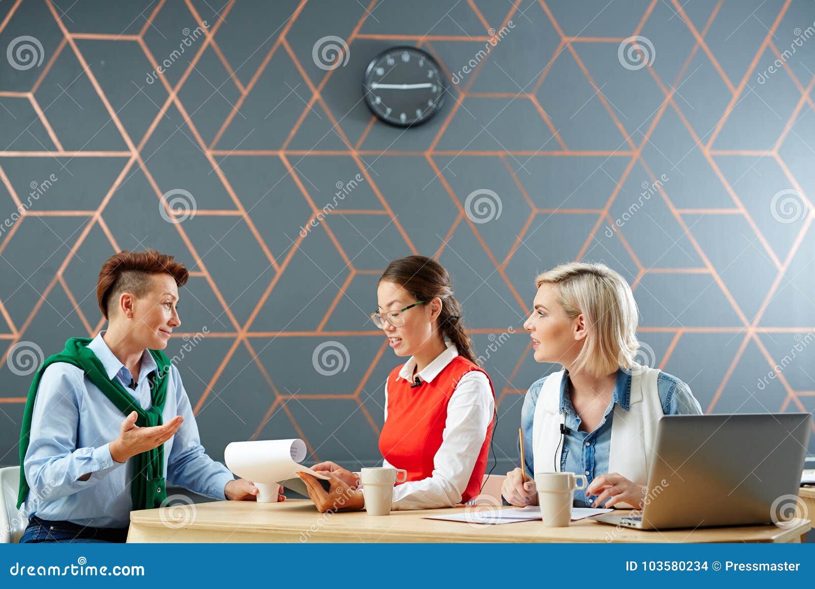 Journalists at work stock photo. Image of journalist - 103580234