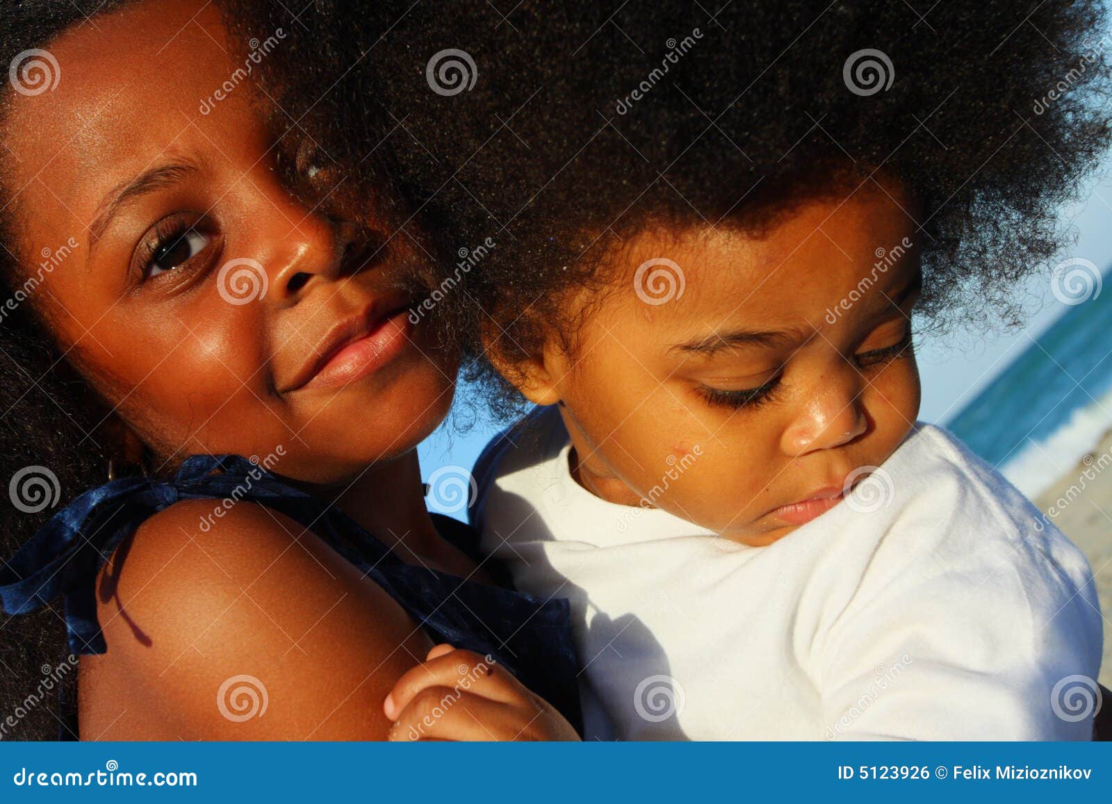 Two Young Kids Together stock photo. Image of people, american - 5123926