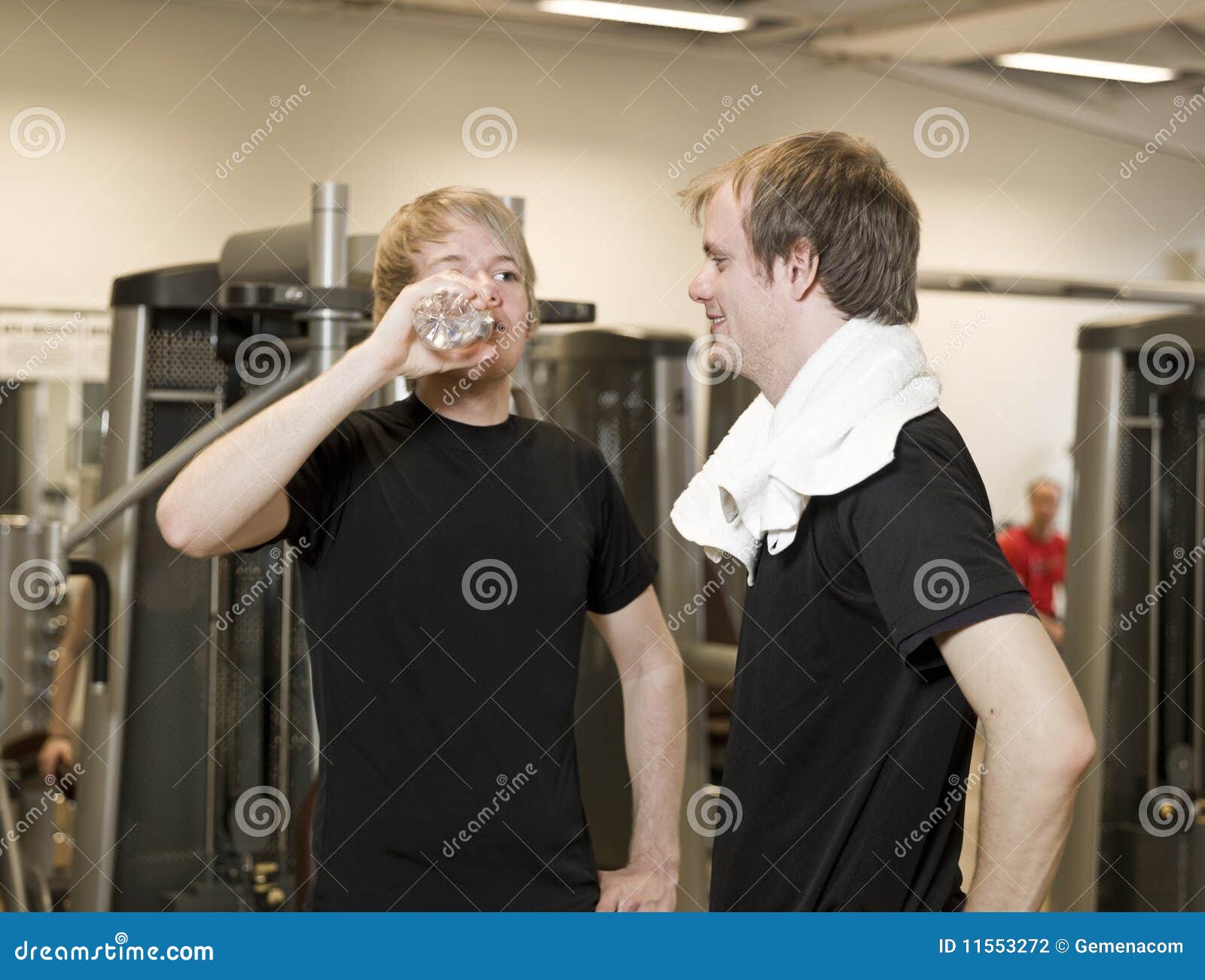 Two young men talking stock photo. Image of people, drink - 11553272
