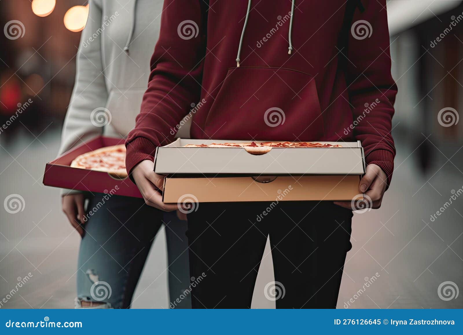 Pizza Boxes Stock Photography | CartoonDealer.com #7663154