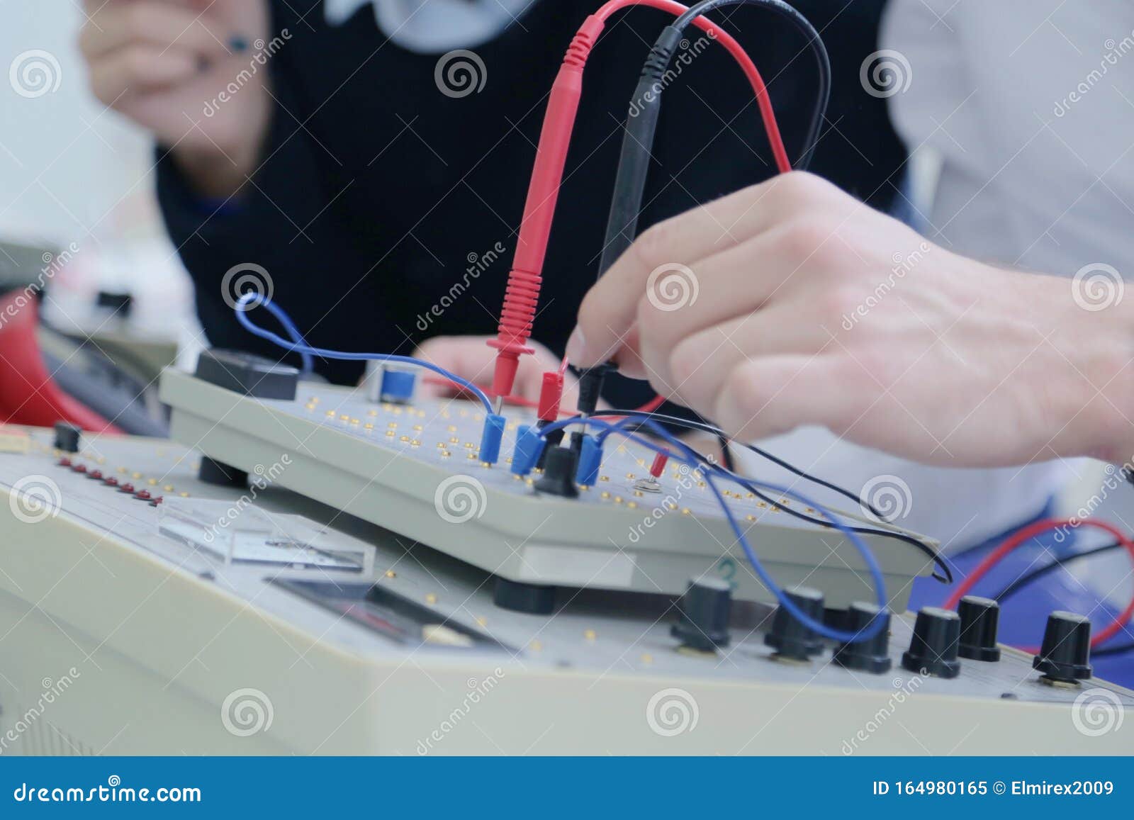 Two Young Students in Technical Vocational Training, the Lesson in ...