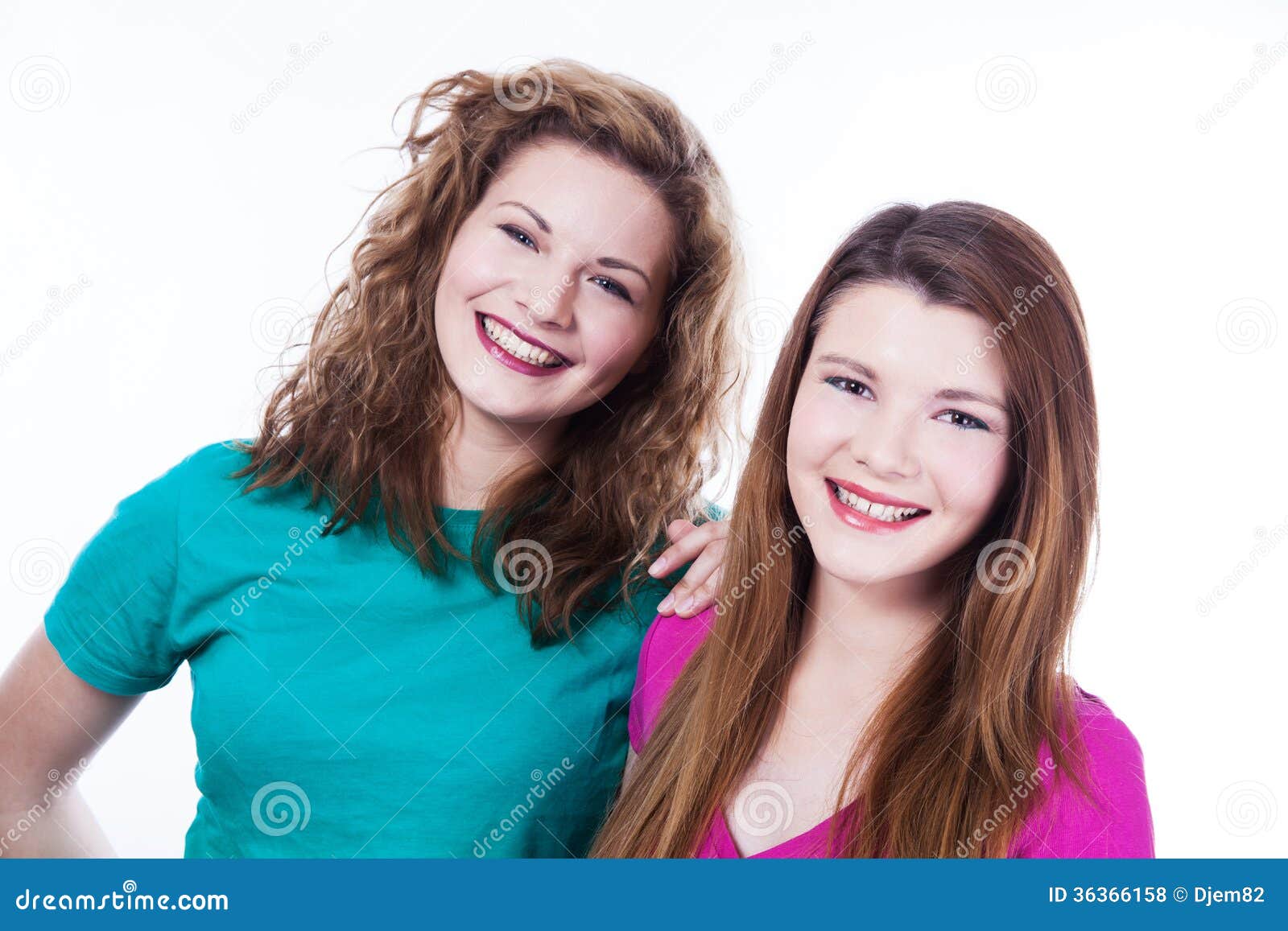 Two young women friends stock photo. Image of people - 36366158