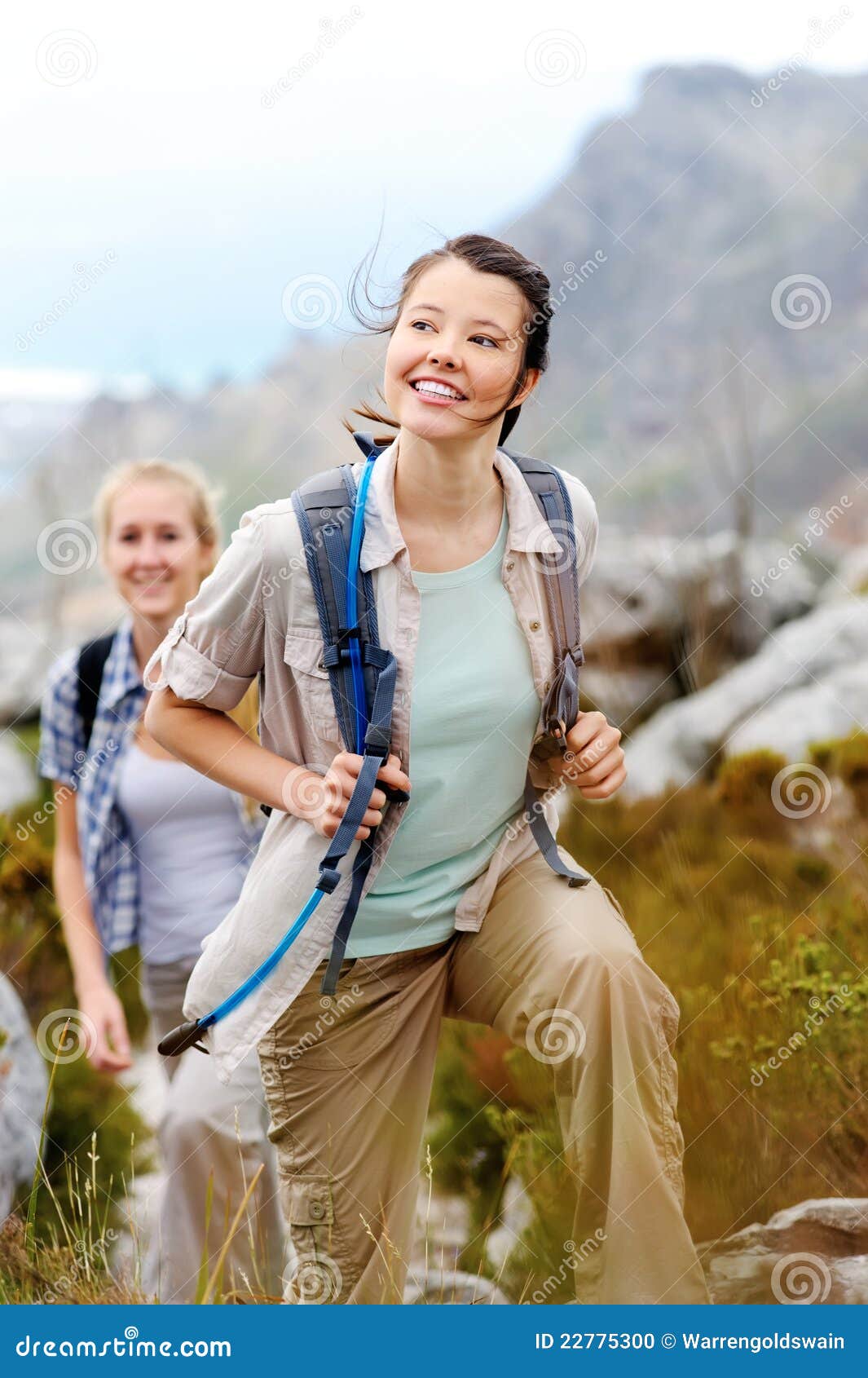 Two Young Women Go on an Adventure Stock Photo - Image of leisure ...