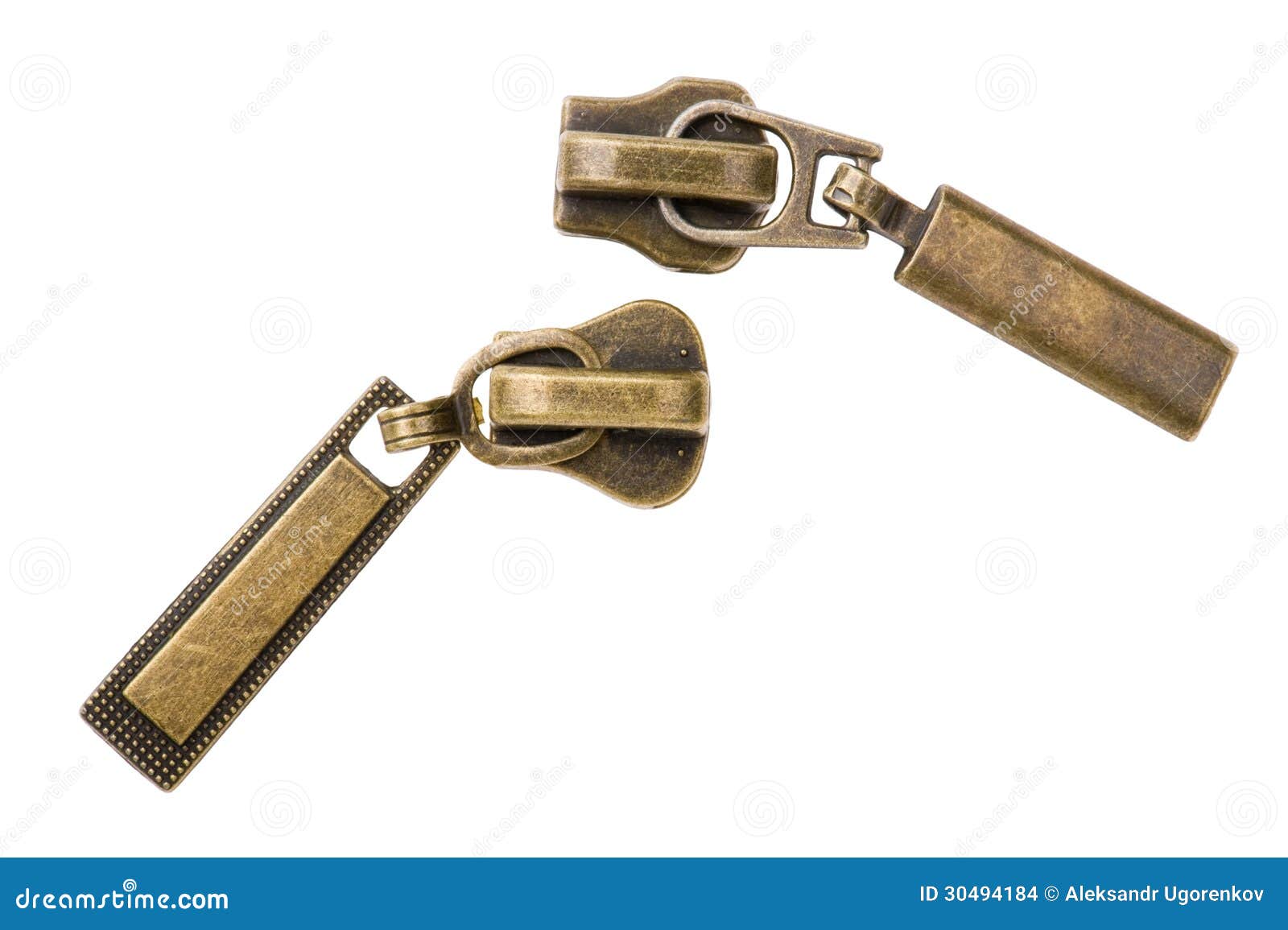 Two zip fastener stock photo. Image of tailor, isolated - 30494184