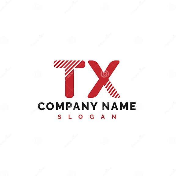 TX Letter Logo Design. TX Letter Logo Vector Illustration - Vector ...