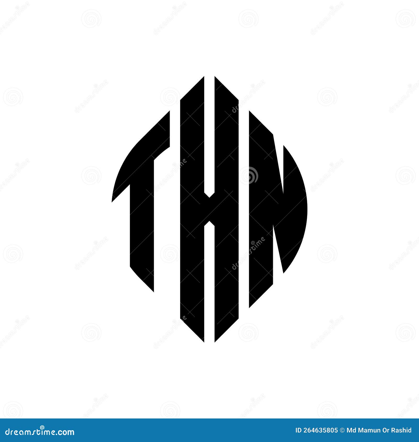 TXN Circle Letter Logo Design with Circle and Ellipse Shape. TXN ...