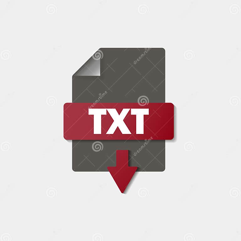 TXT Download Icon on Background. TXT Button . Stock Vector ...