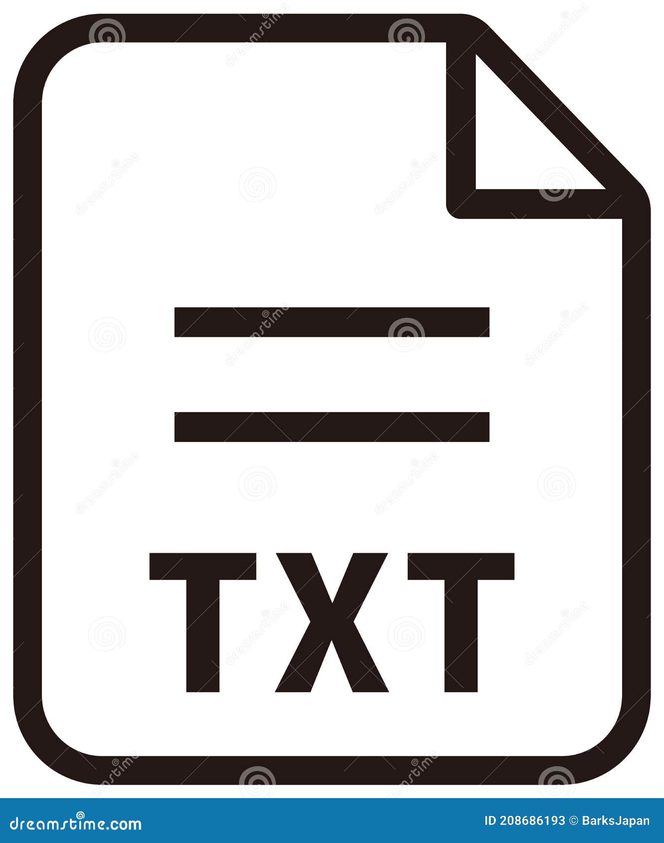 TXT Icon | Major File Format Vector Icon Illustration Stock Vector ...