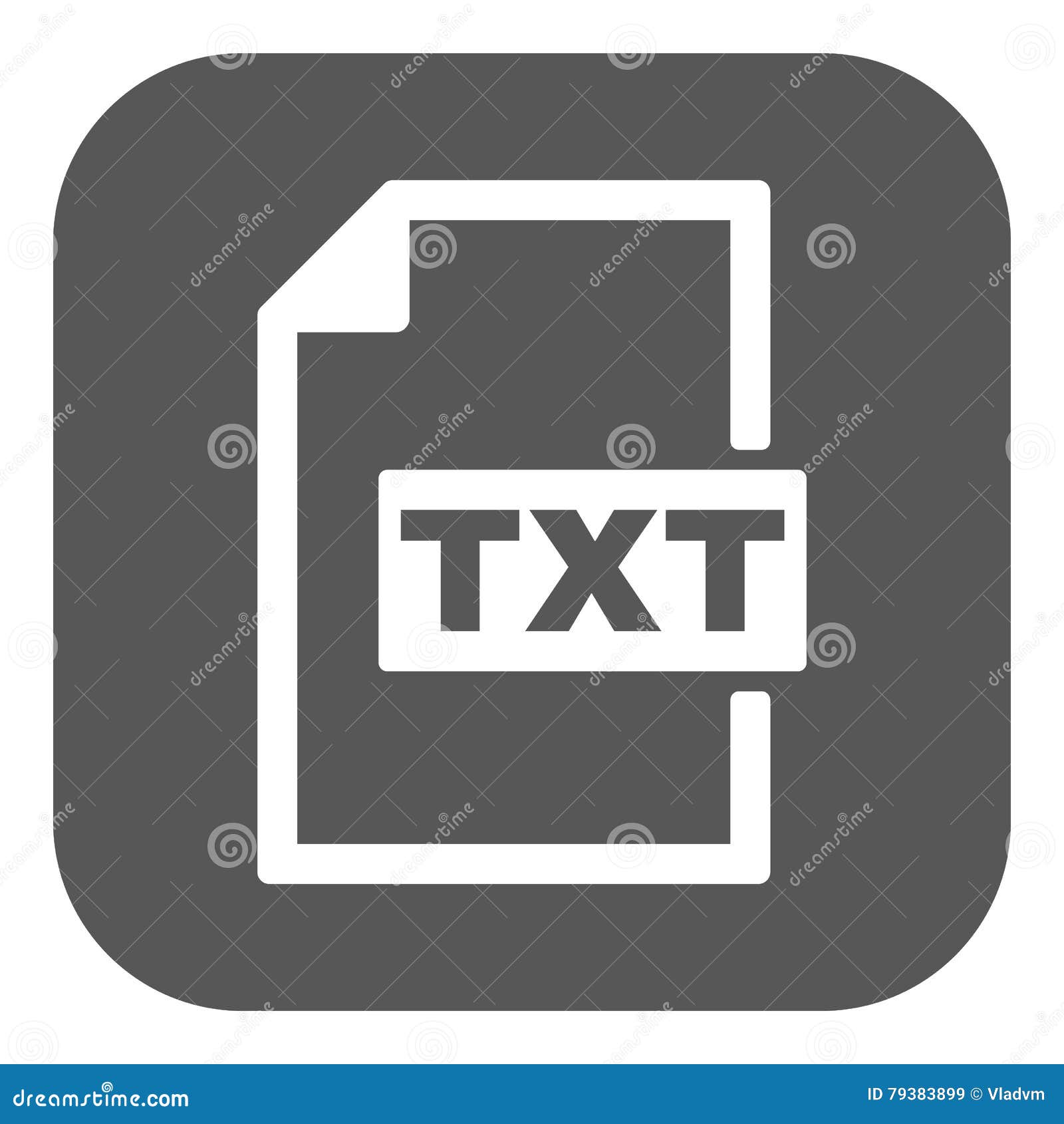 The TXT Icon. Text File Format Symbol Stock Vector - Illustration of ...