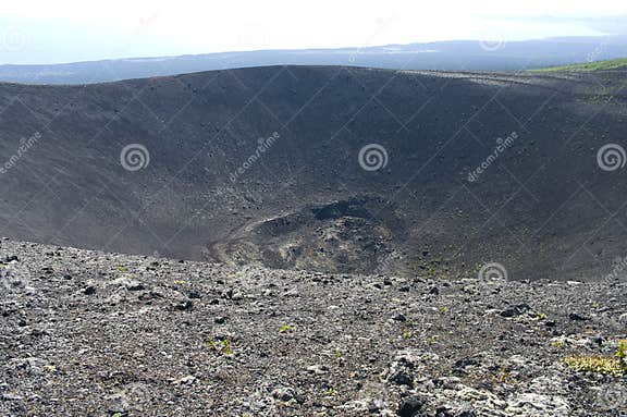 Tyatya volcano stock image. Image of mist, crater, volcano - 19591215