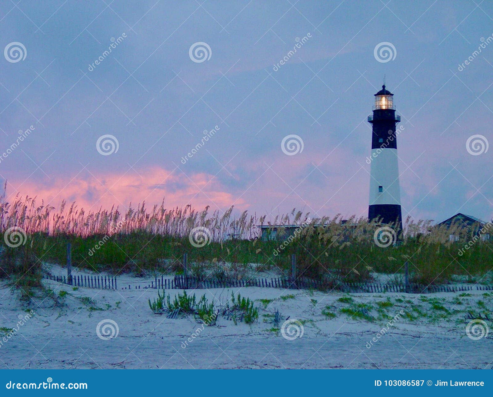 Tybee Island Light House stock image. Image of lighthouse - 103086587