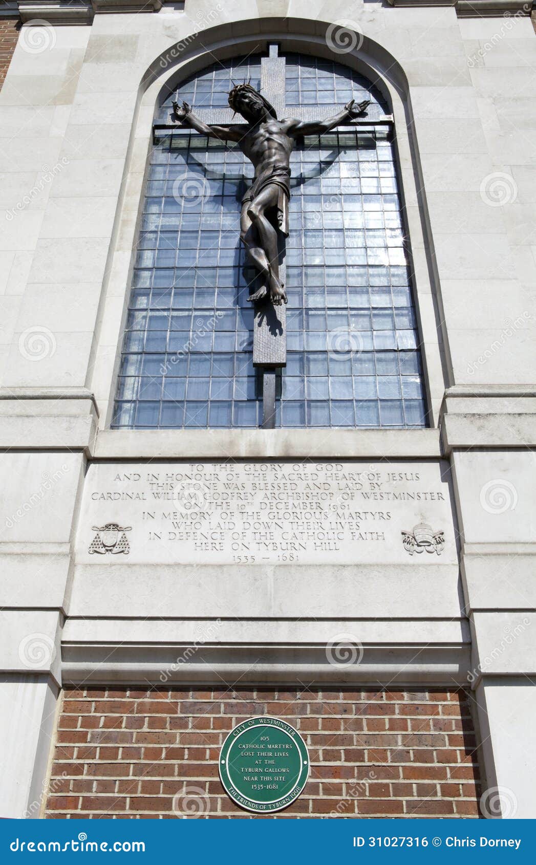 Tyburn Convent in London stock photo. Image of jesus - 31027316
