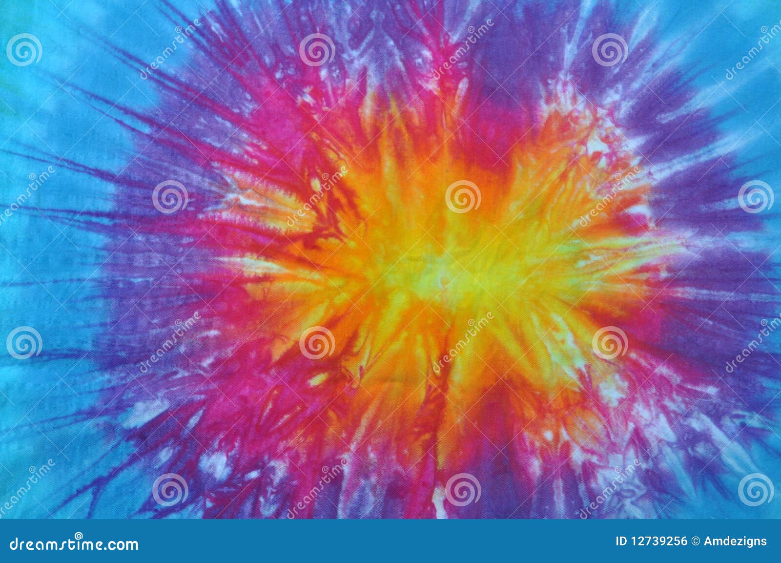 Tye Dye pattern stock photo. Image of circle, dyed, material - 12739256