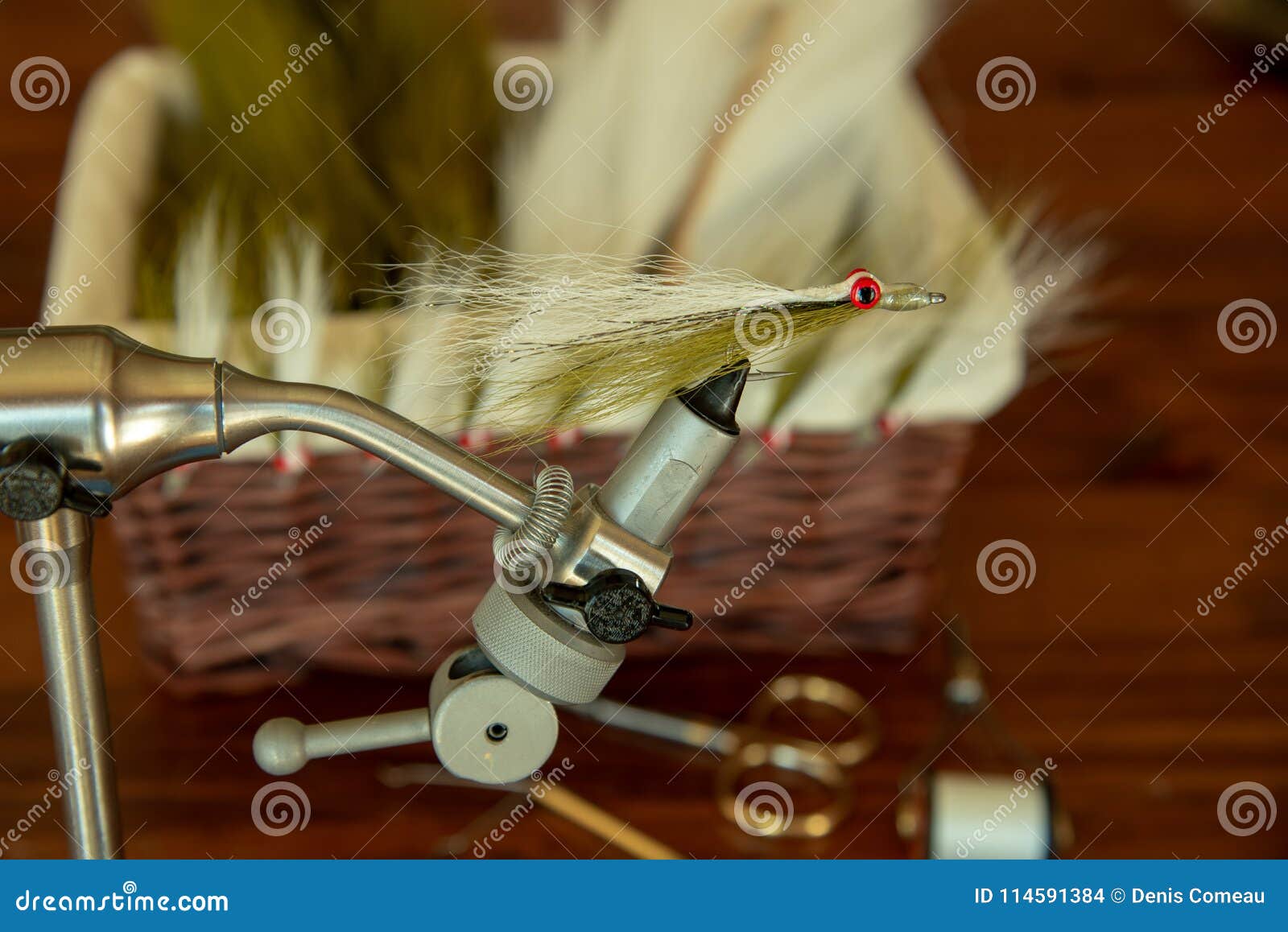 Tying a Classic Saltwater Fly Pattern Stock Photo - Image of saltwater ...