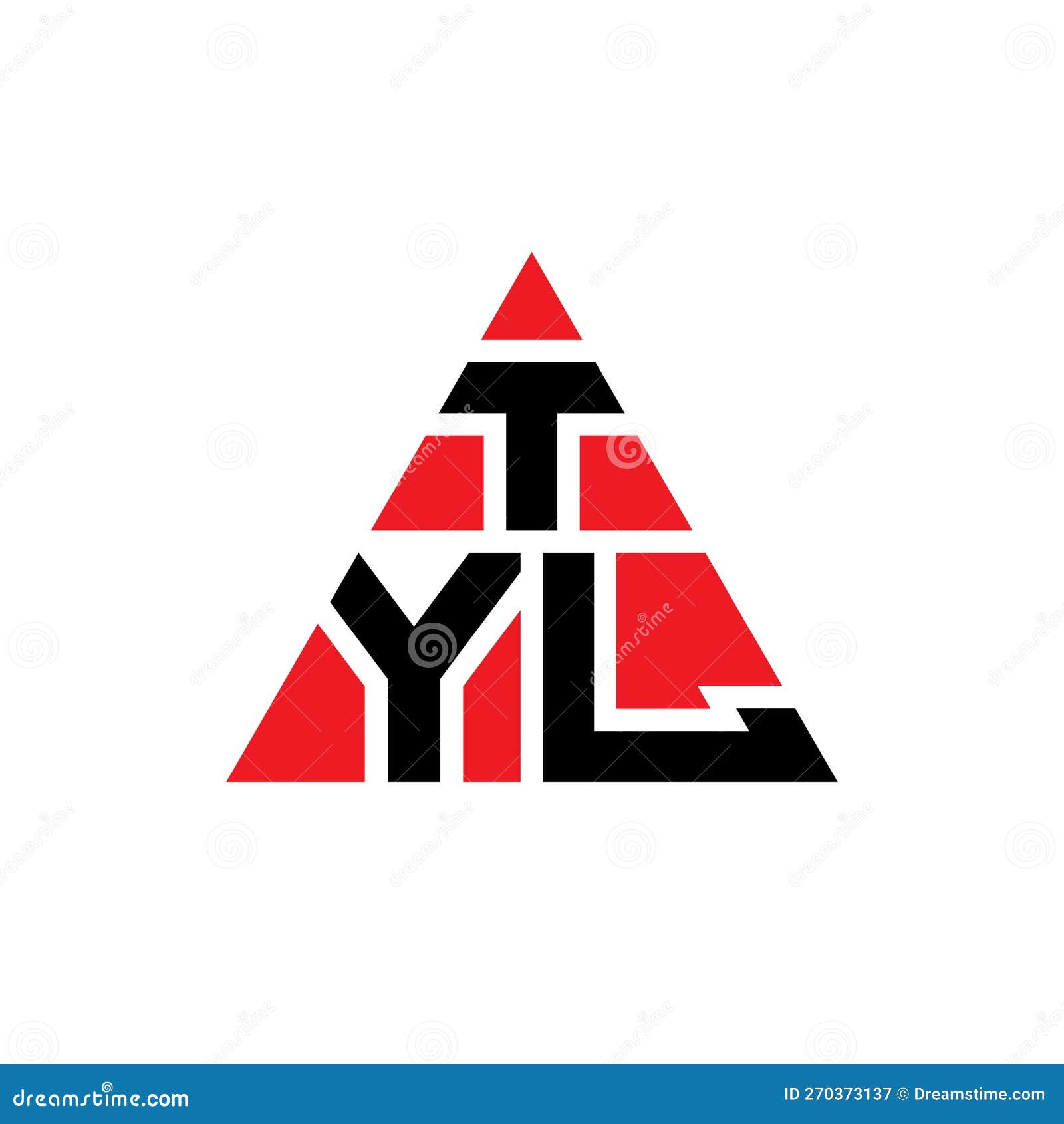 TYL Triangle Letter Logo Design with Triangle Shape. TYL Triangle Logo ...