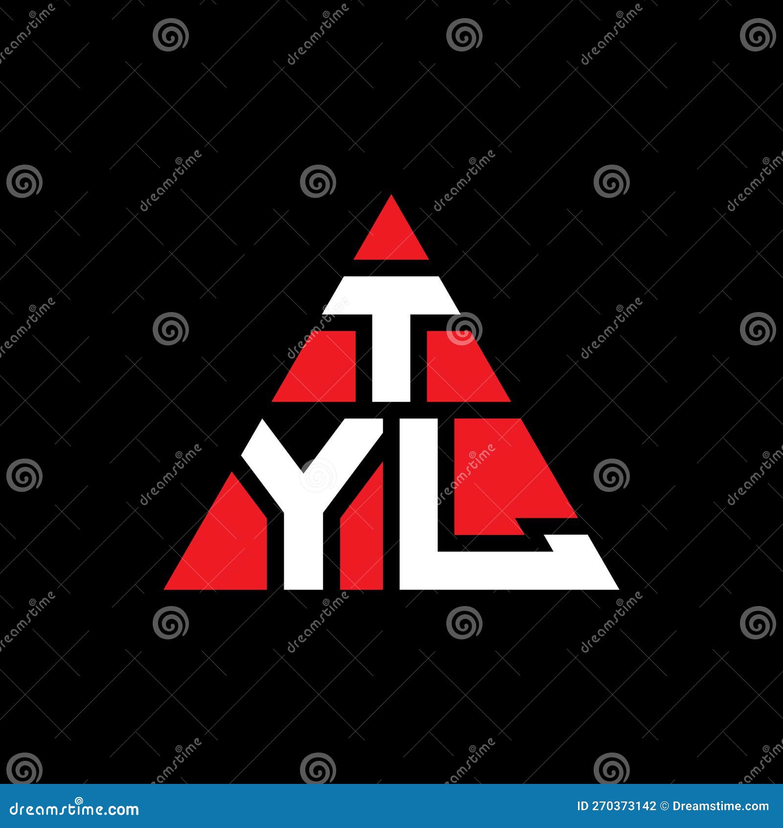 TYL Triangle Letter Logo Design with Triangle Shape. TYL Triangle Logo ...