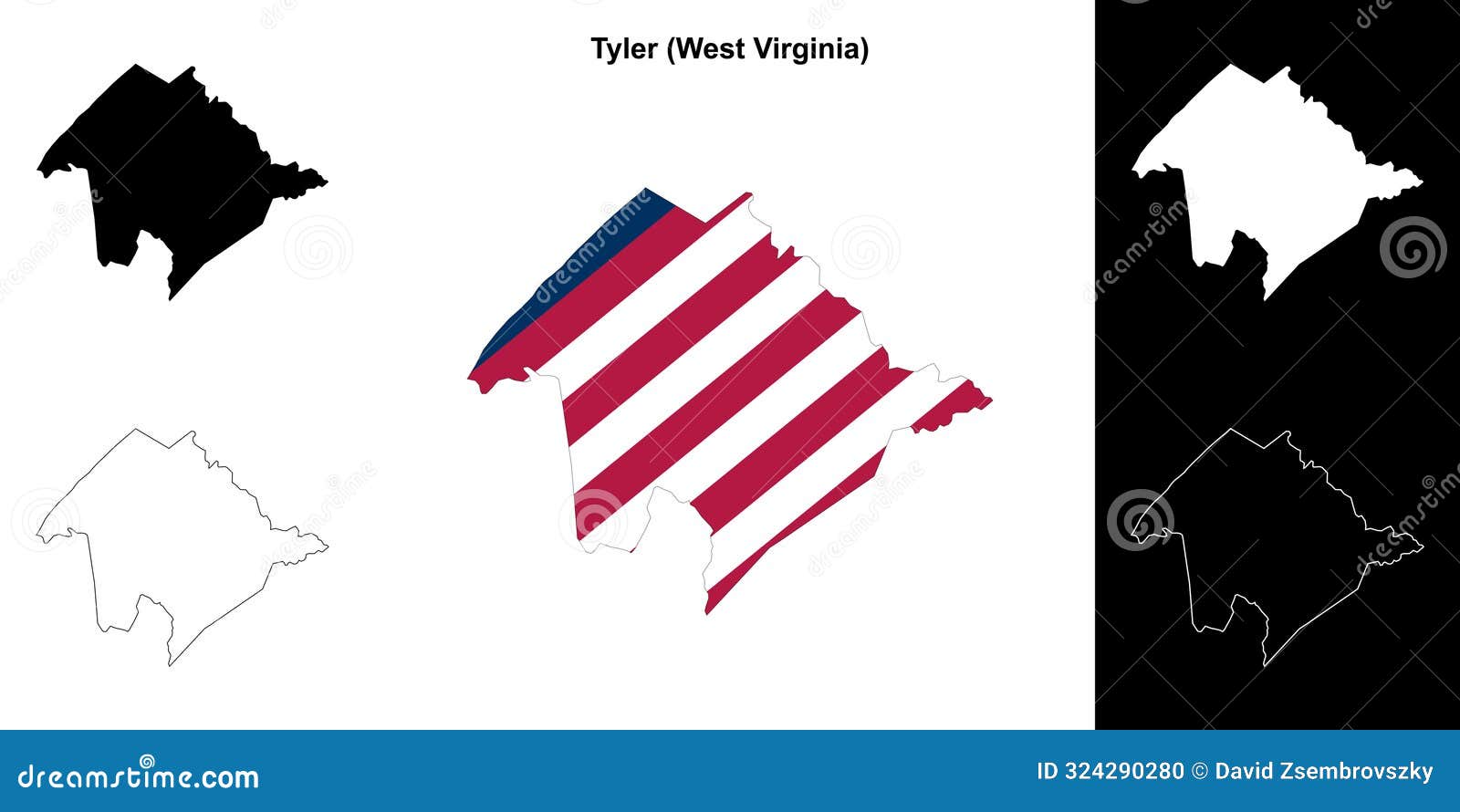 Tyler Outline Map Stock Photo | CartoonDealer.com #361794528