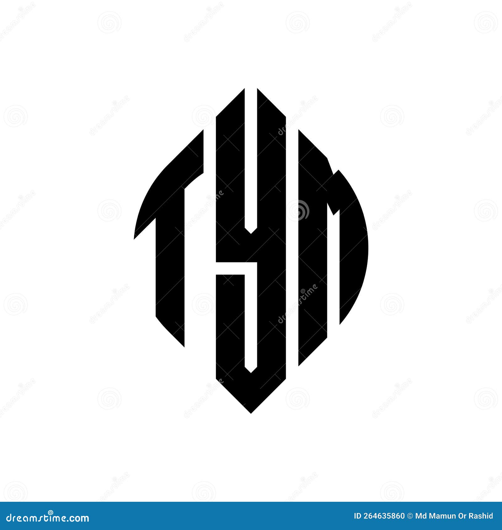 TYM Circle Letter Logo Design with Circle and Ellipse Shape. TYM ...