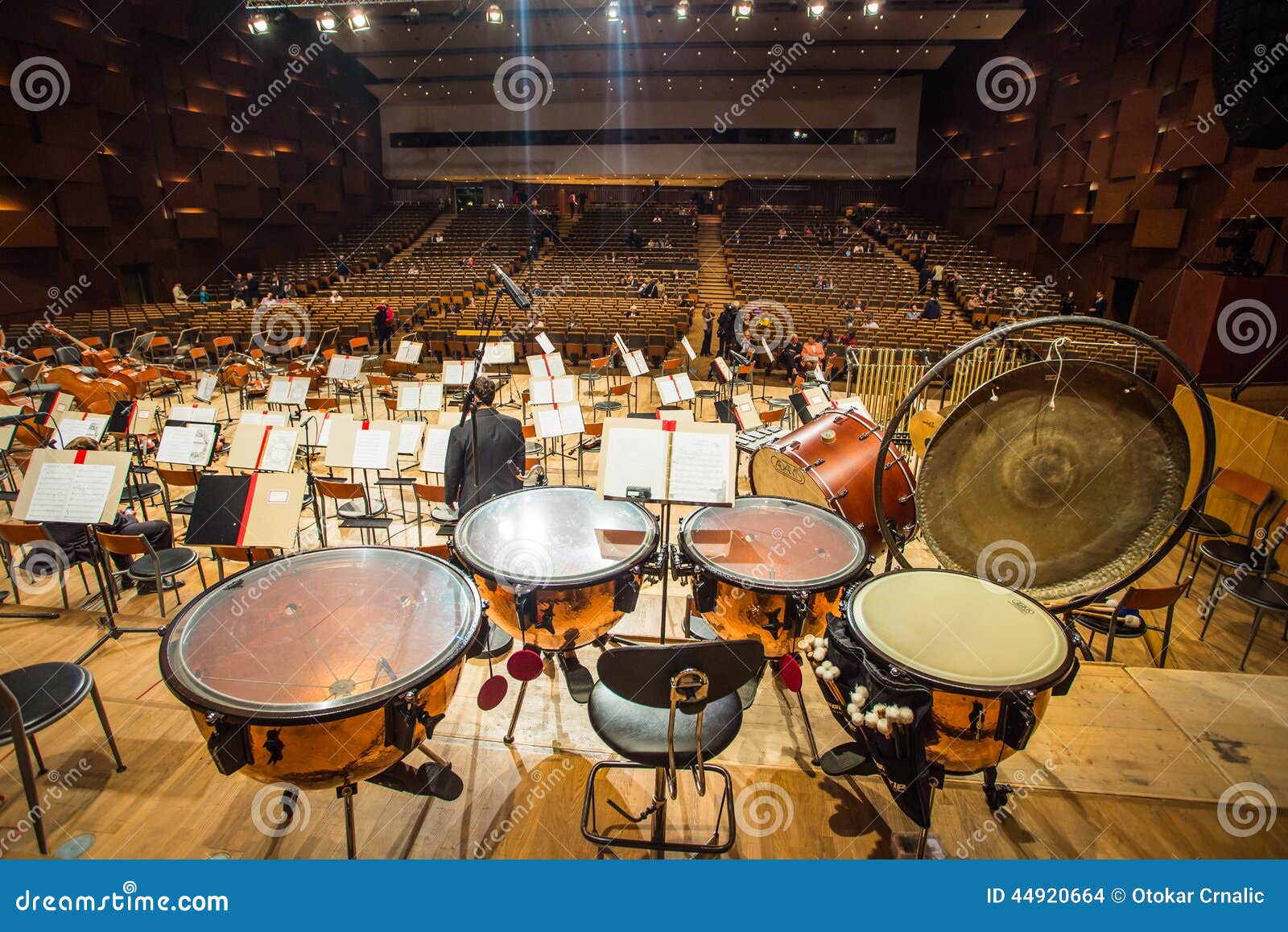 Tympany in the Concert Hall Editorial Stock Image - Image of live ...