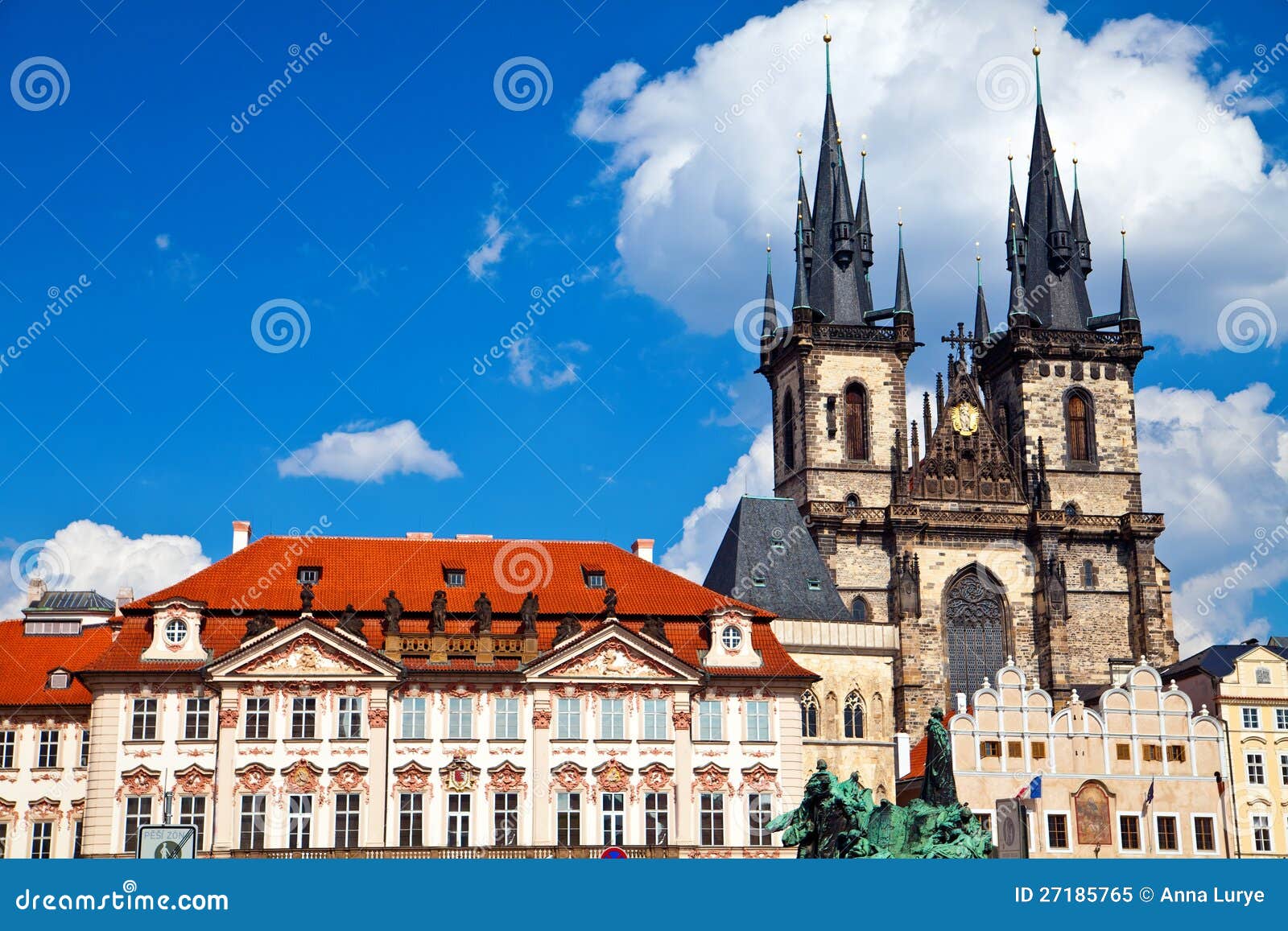 Tyn Church, Prague stock image. Image of architecture - 27185765