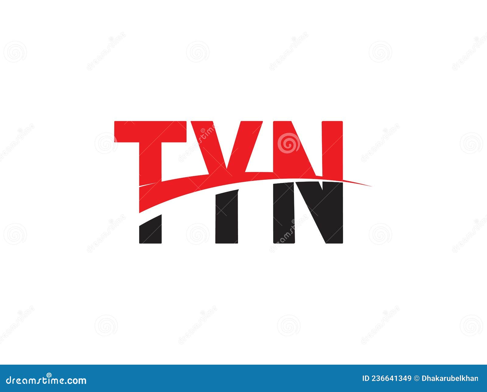 TYN Letter Initial Logo Design Vector Illustration Stock Vector ...