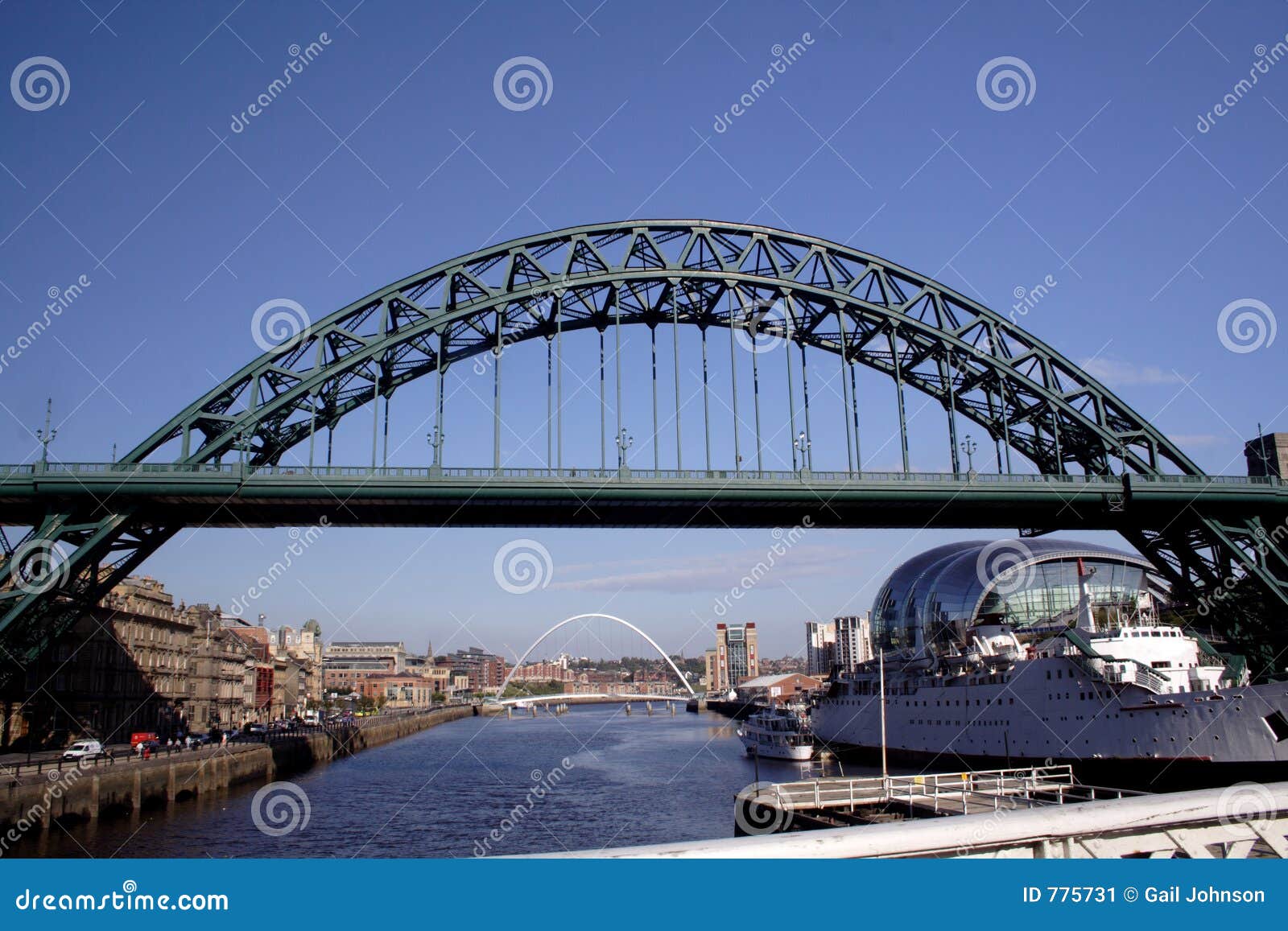 Tyne Bridge stock image. Image of tyne, bridge, northeast - 775731