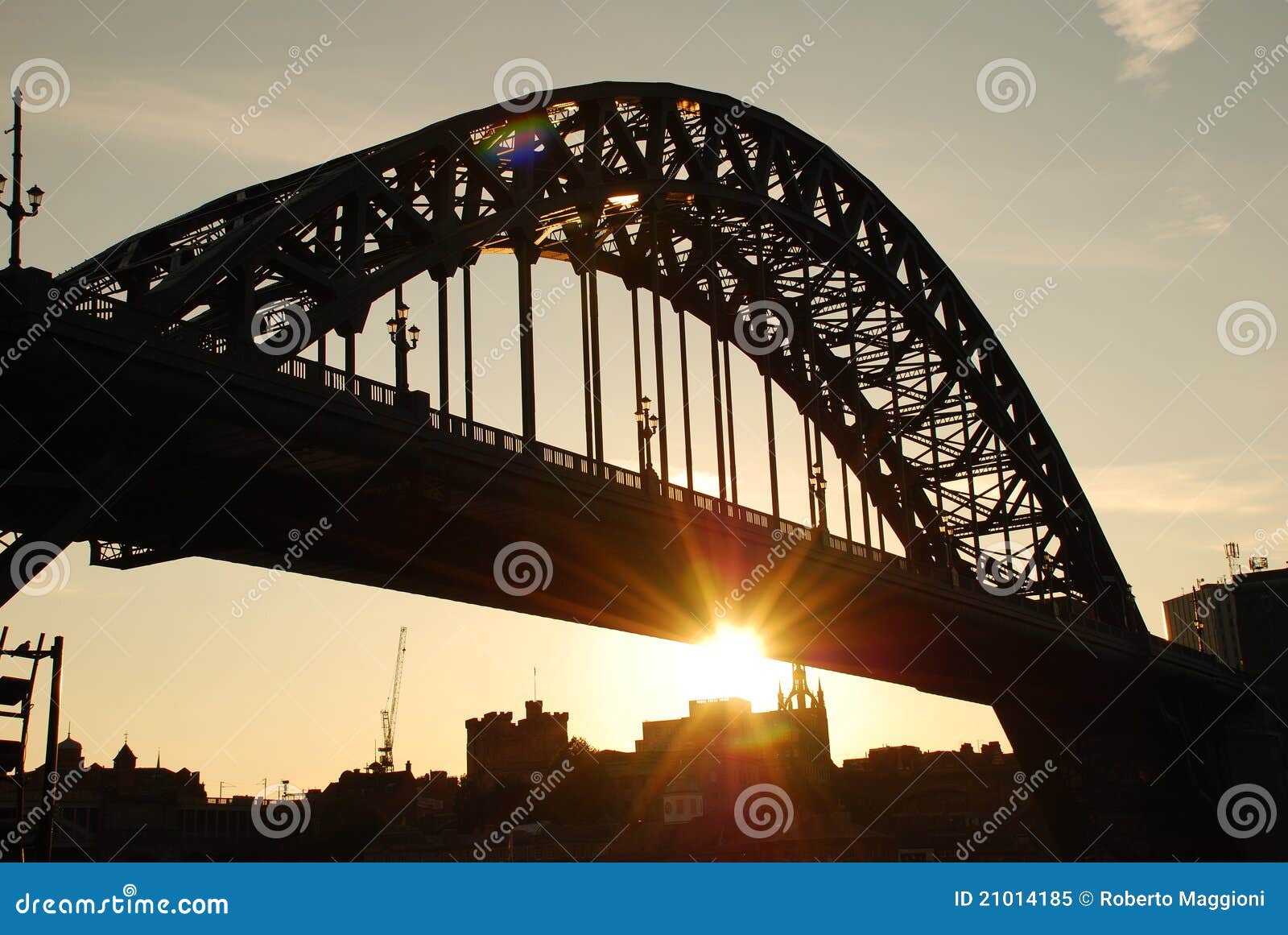 Tyne Bridge Panorama Stock Photo | CartoonDealer.com #68221002
